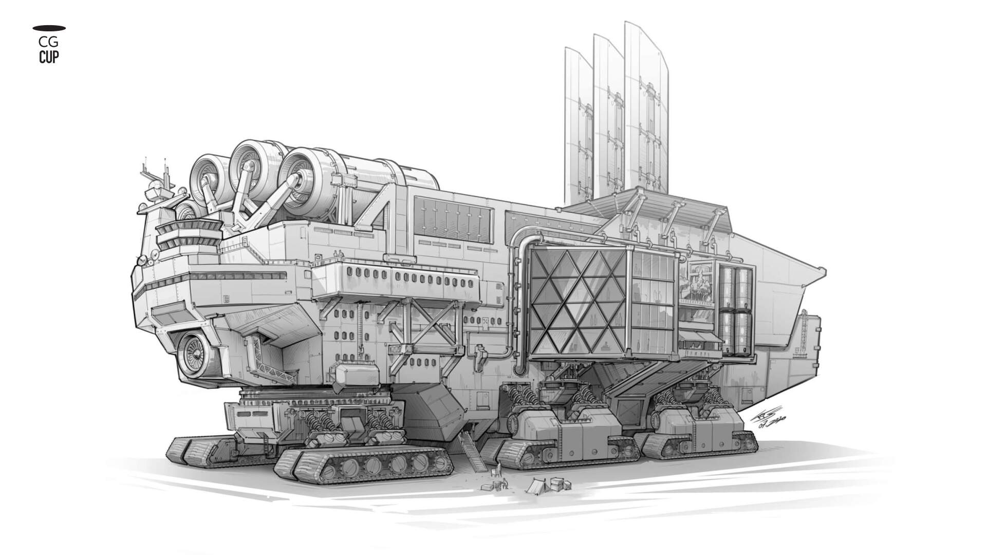 TIPS AND TRICKS FOR PERSPECTIVE IN CONCEPT ART - ZBrushCentral TIPS AND TRICKS FOR PERSPECTIVE IN CONCEPT ART - ZBrushCentral