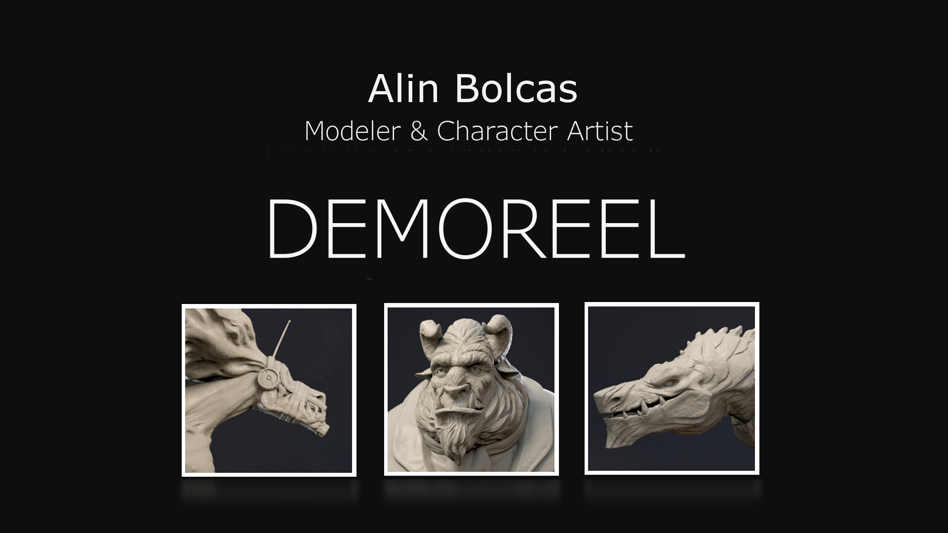 Character Artist Demoreel - Summer 2016 - ZBrushCentral