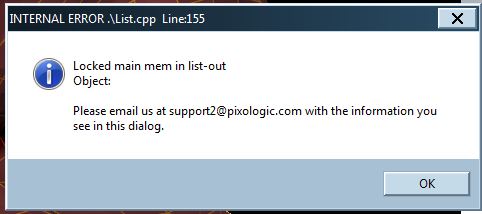 INTERNAL ERROR Message--ZBrush 4r2 keeps crashing on me!! - ZBrushCentral