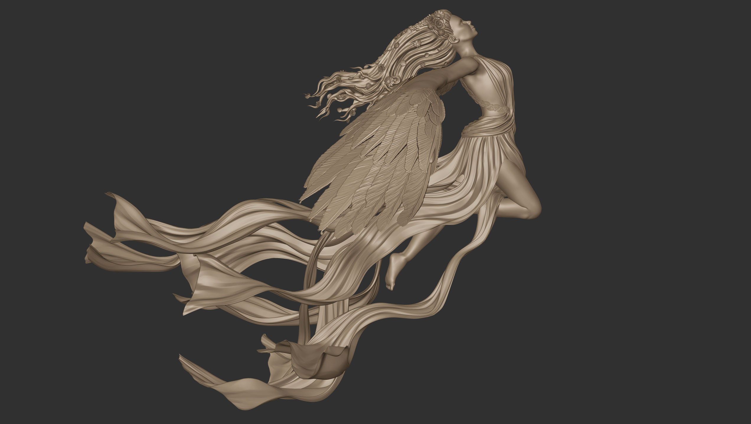 Anazale/WIP Swan Princess - ZBrushCentral