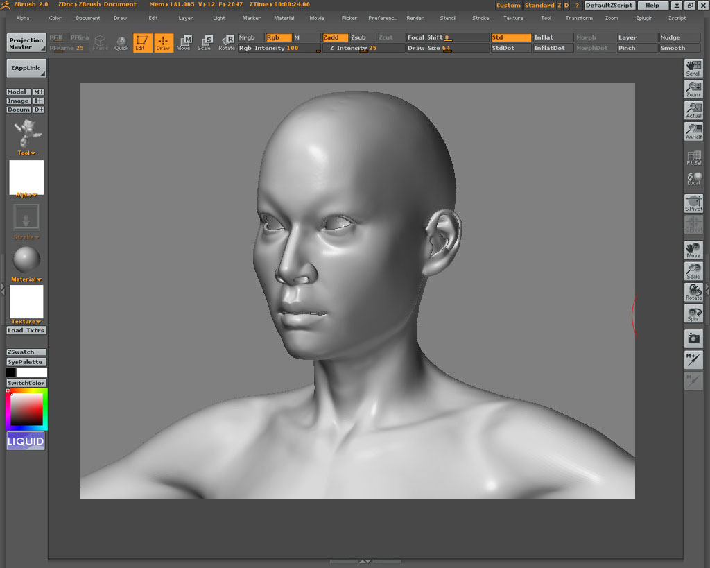 Lucy: Human Model Study (Nudity) WIP - ZBrushCentral