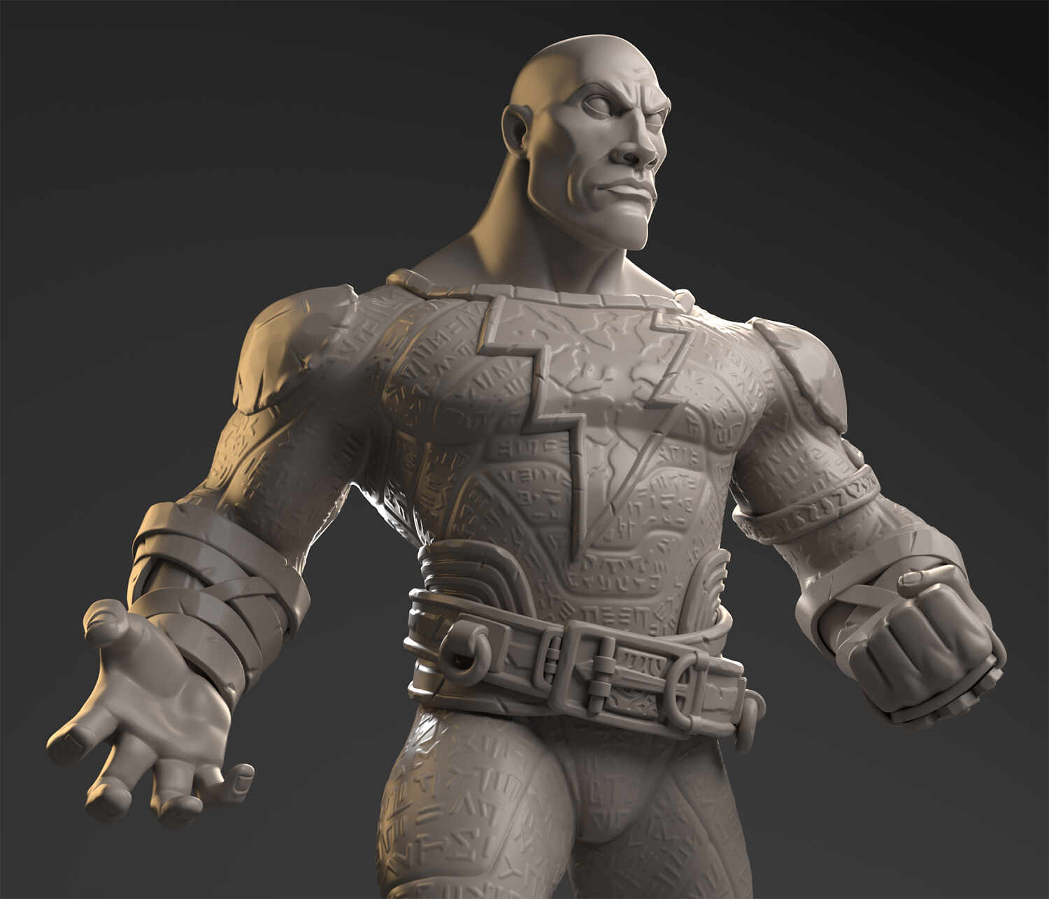 Black Adam - Stylized - ZBrushCentral