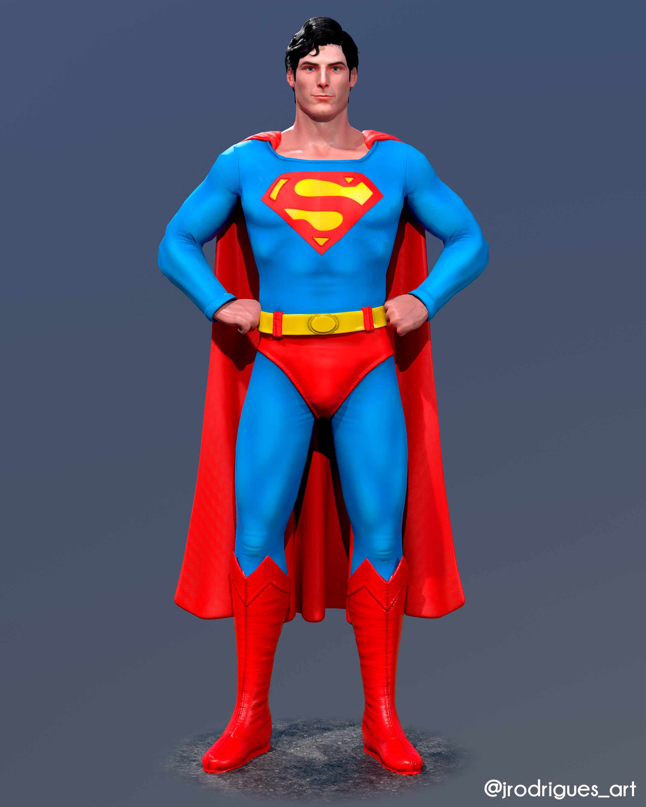 Christopher Reeve Superman Flying