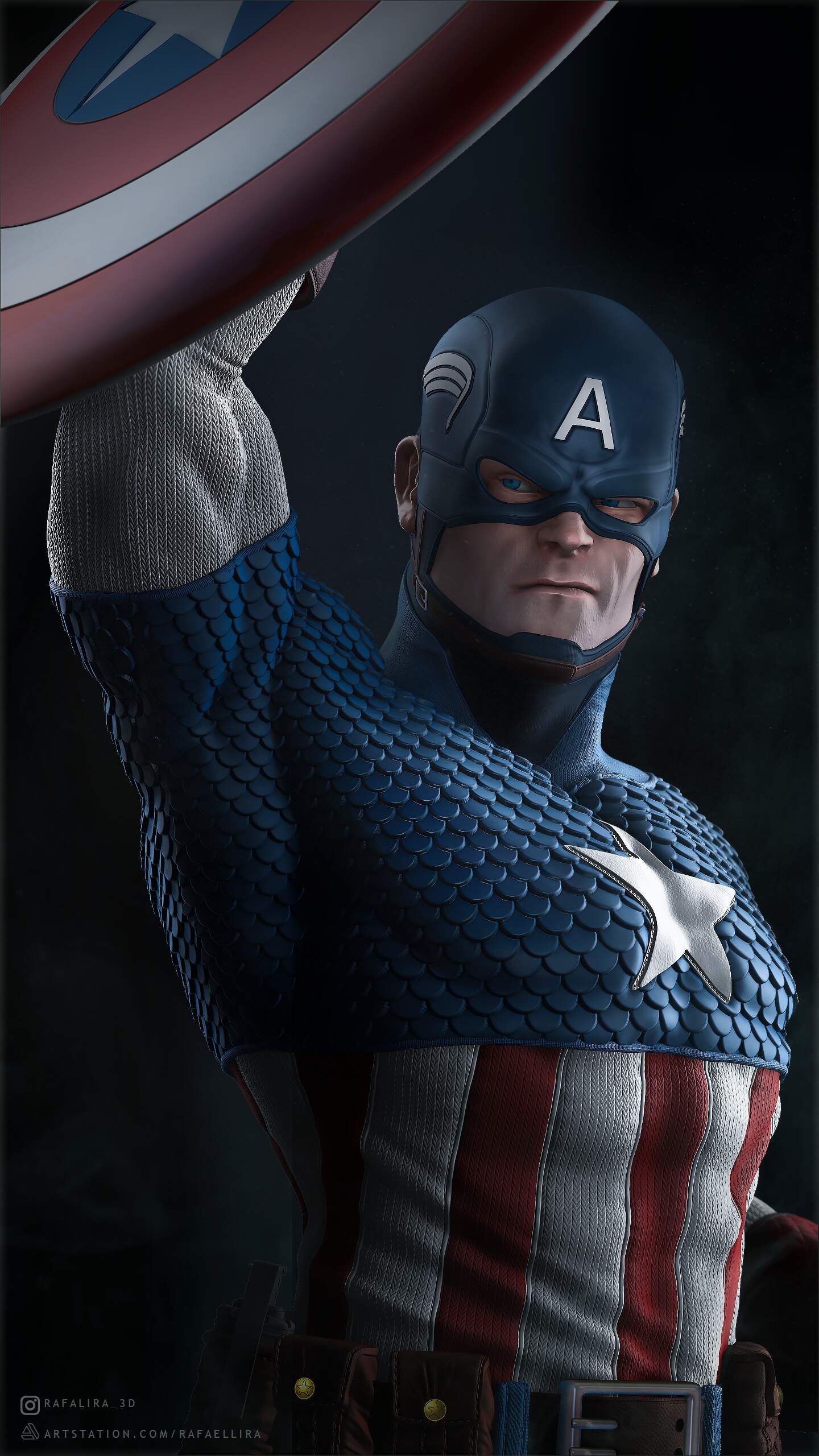 Capitain America - ZBrushCentral