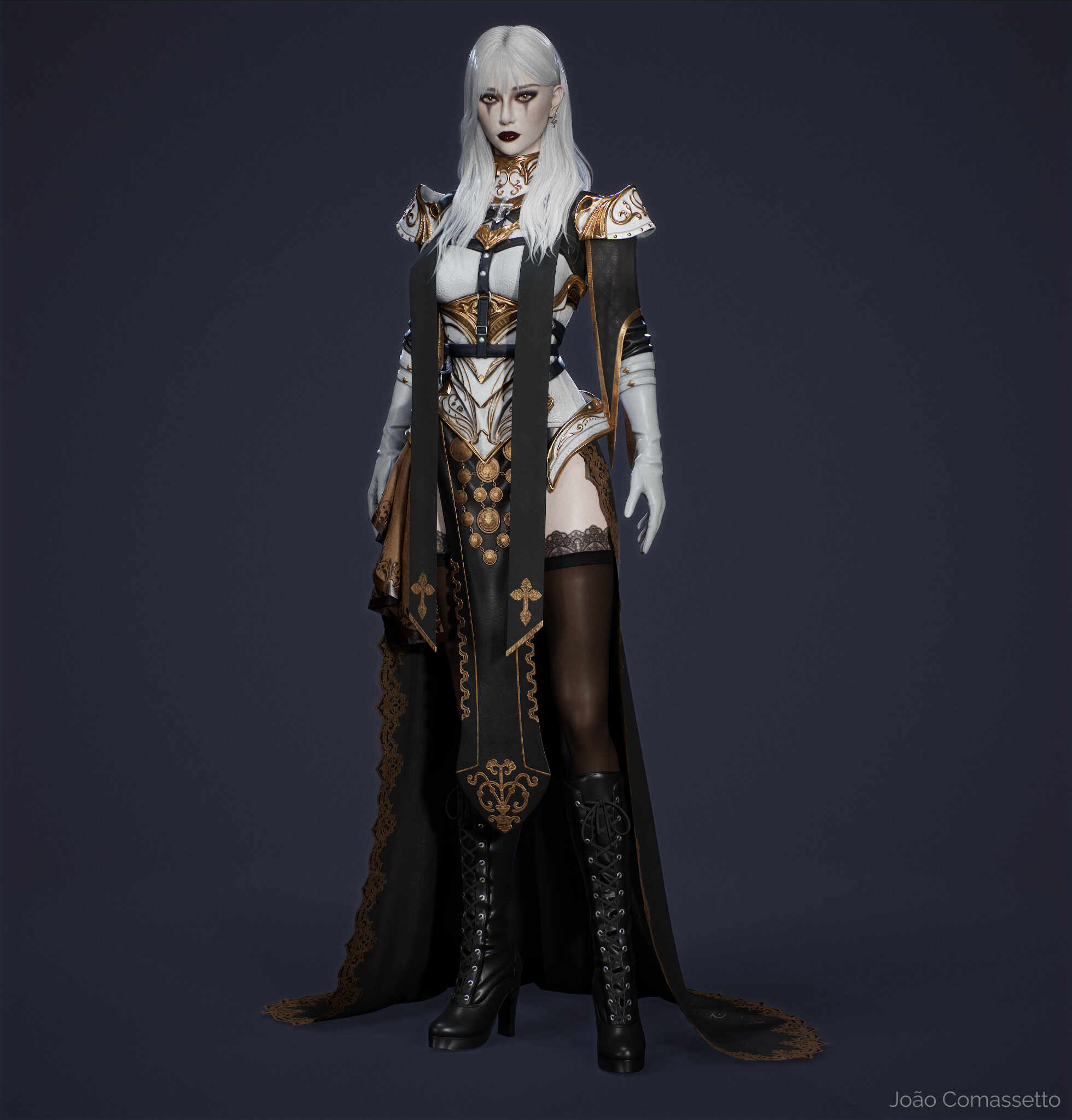 Luna - Gothic Priestess (Real-Time) - ZBrushCentral