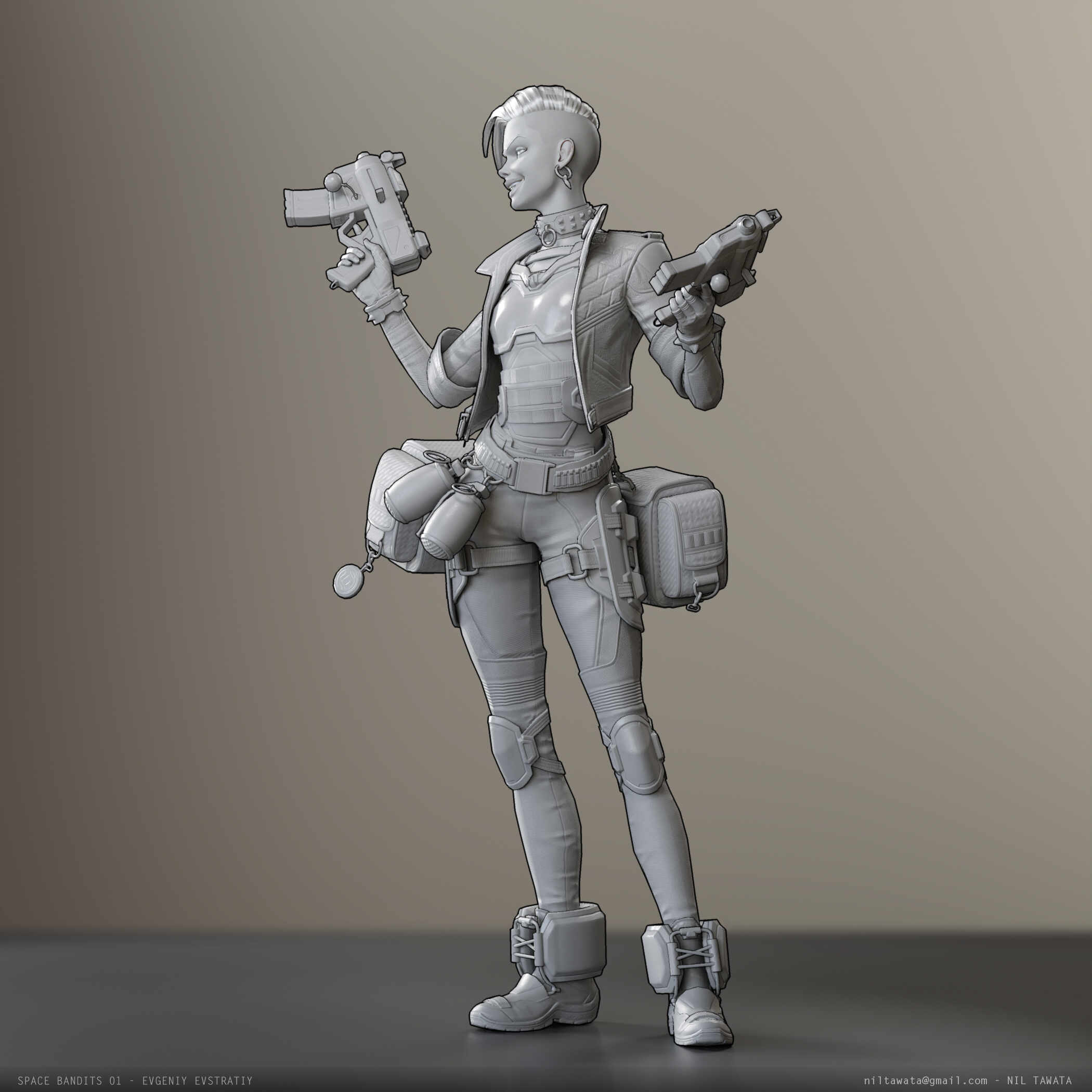 Space Bandits - Girl #1 - ZBrushCentral