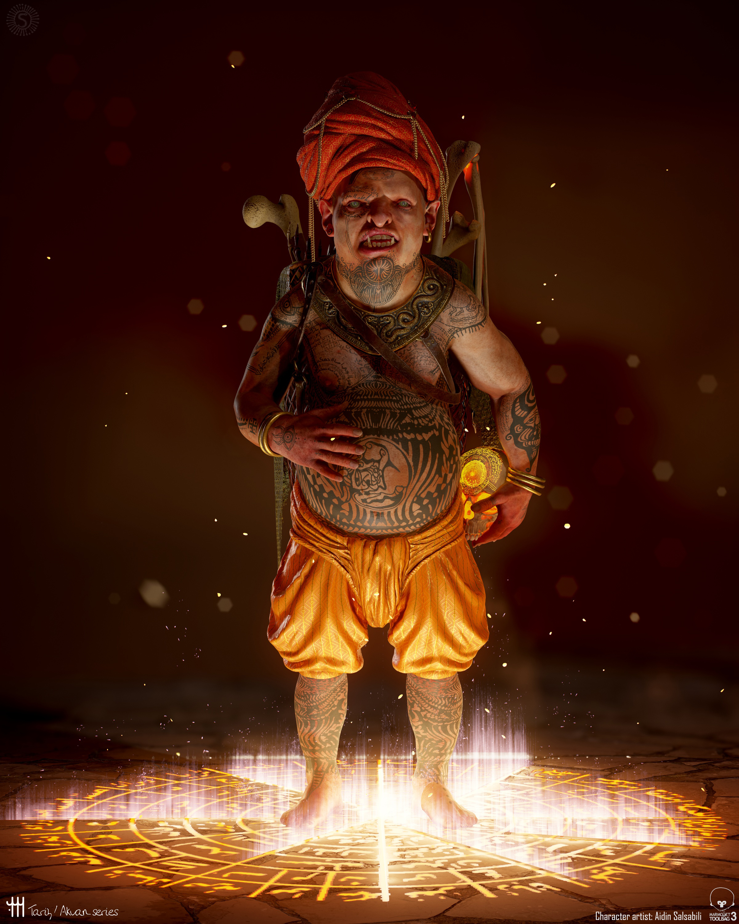 The Story Of AKVAN / Game Character - ZBrushCentral