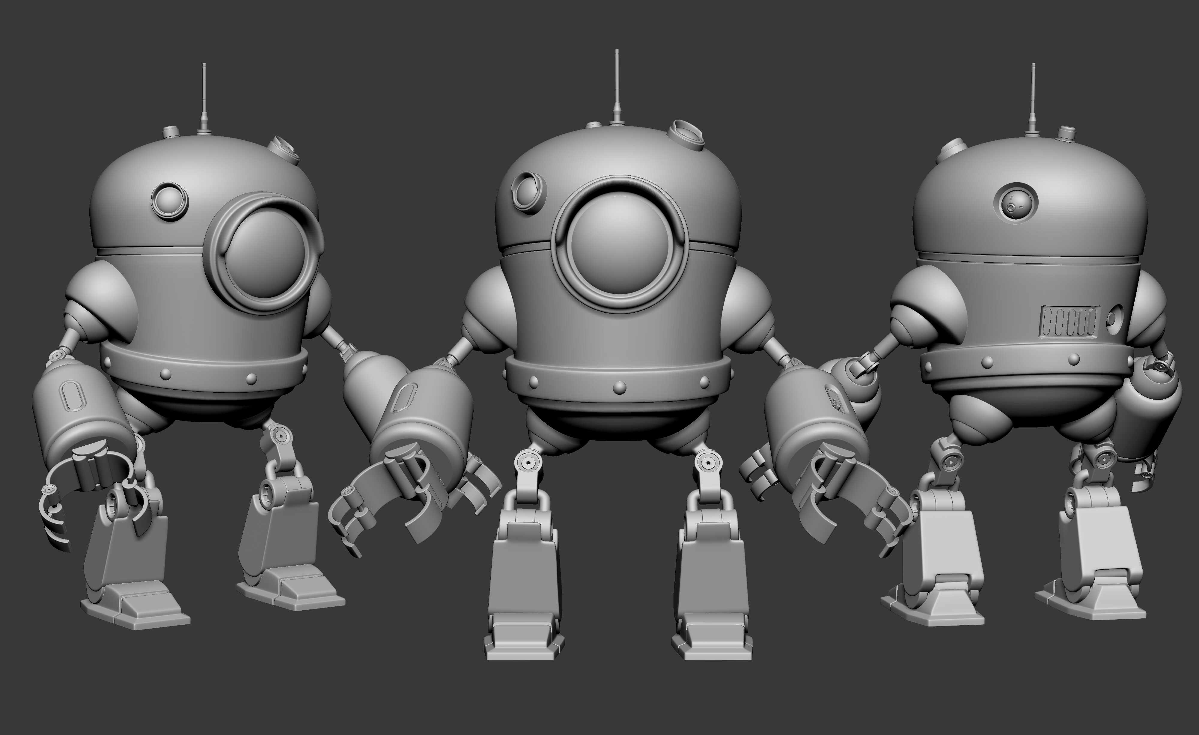 Robot Concept - ZBrushCentral