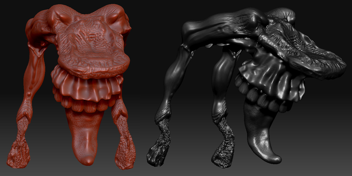 WIP: Teeth Creature - ZBrushCentral