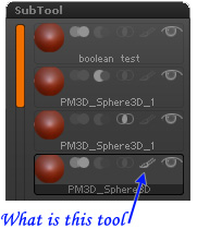 What is this subtool icon? - ZBrushCentral