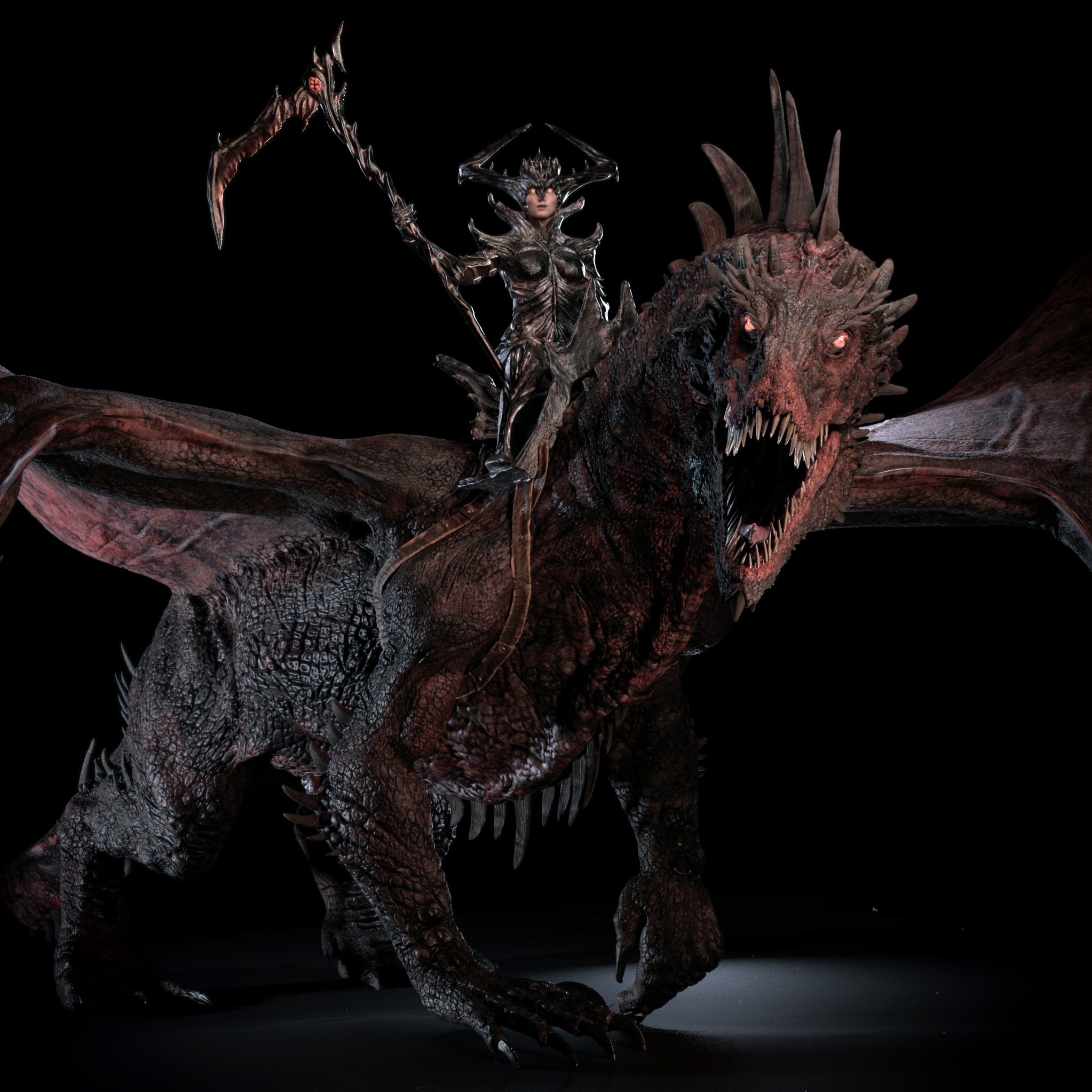 Dragon Rider - ZBrushCentral