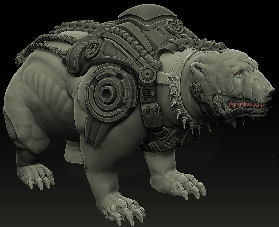 Largin - Female Hunter And Pet (Soleucy) - ZBrushCentral