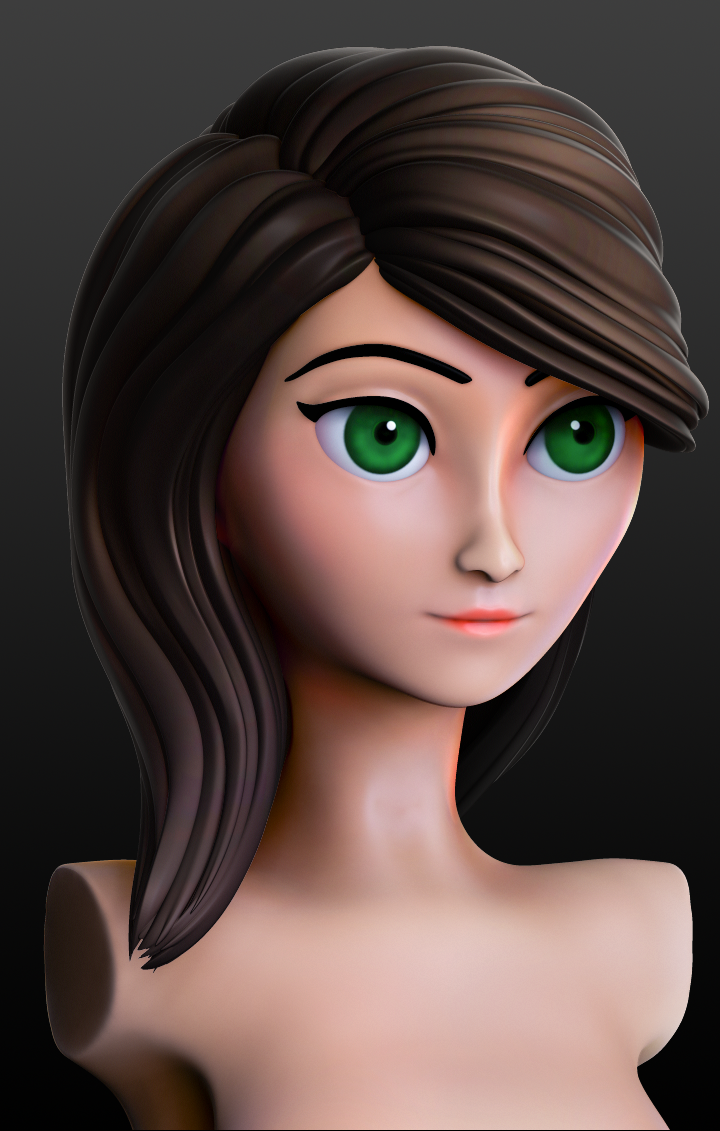 First Character Bust - ZBrushCentral