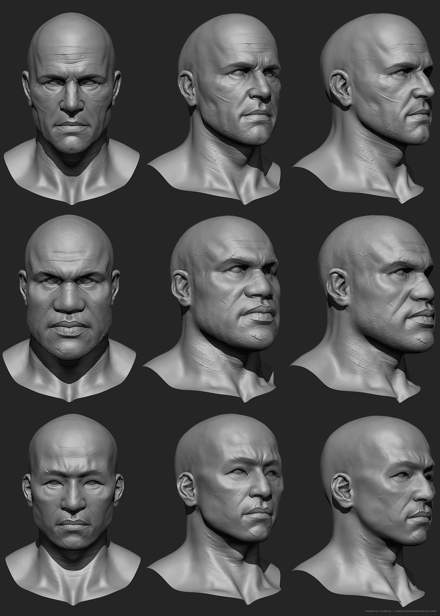 Male Female Head Studies - ZBrushCentral