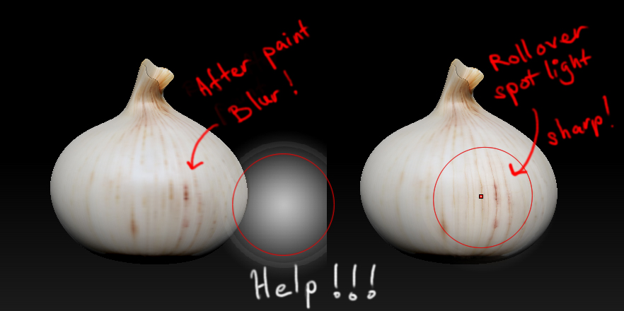 Resolution detailing problem in "Spotlight" - ZBrushCentral