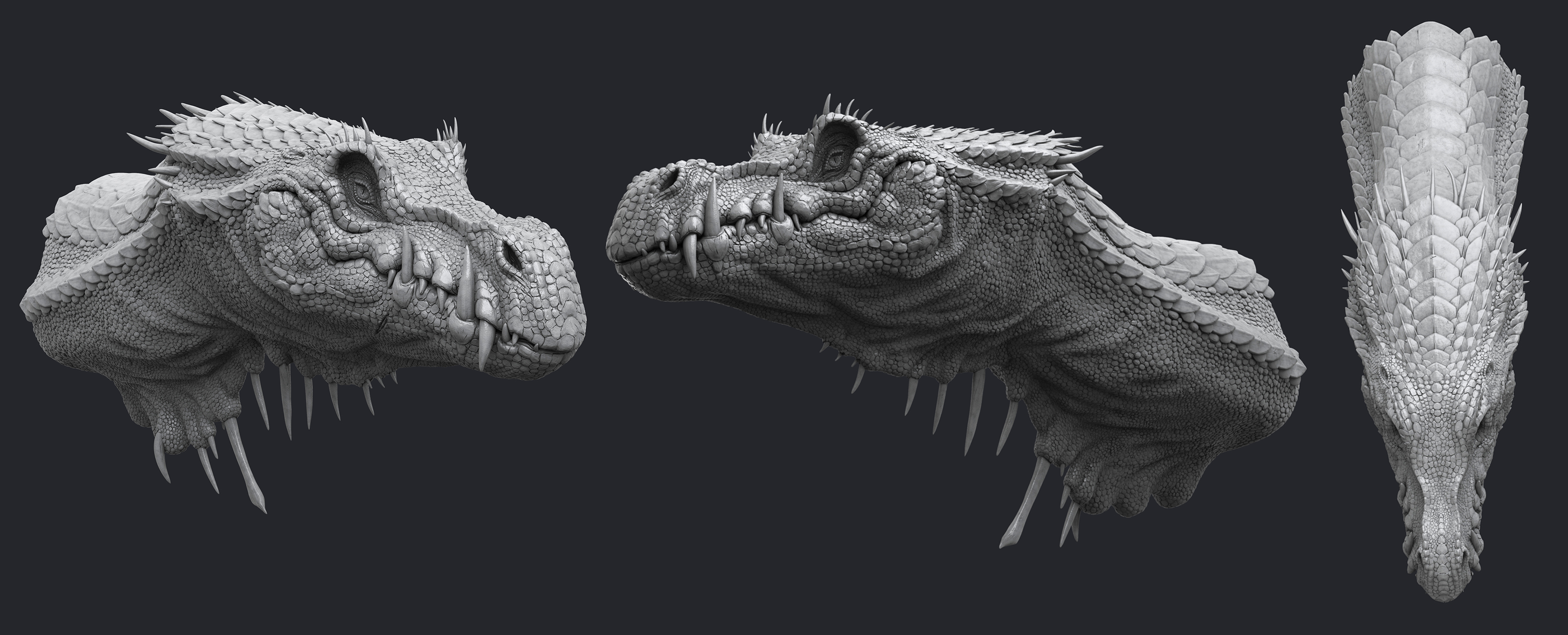 Dragon Head Concept Art