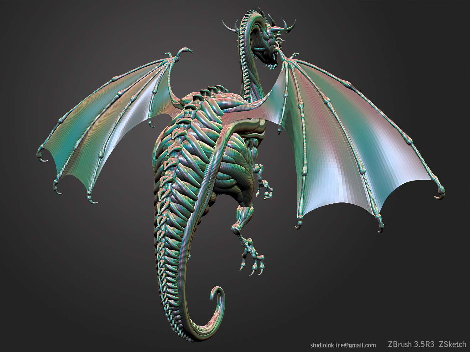 ZSketch Dragon - ZBrushCentral