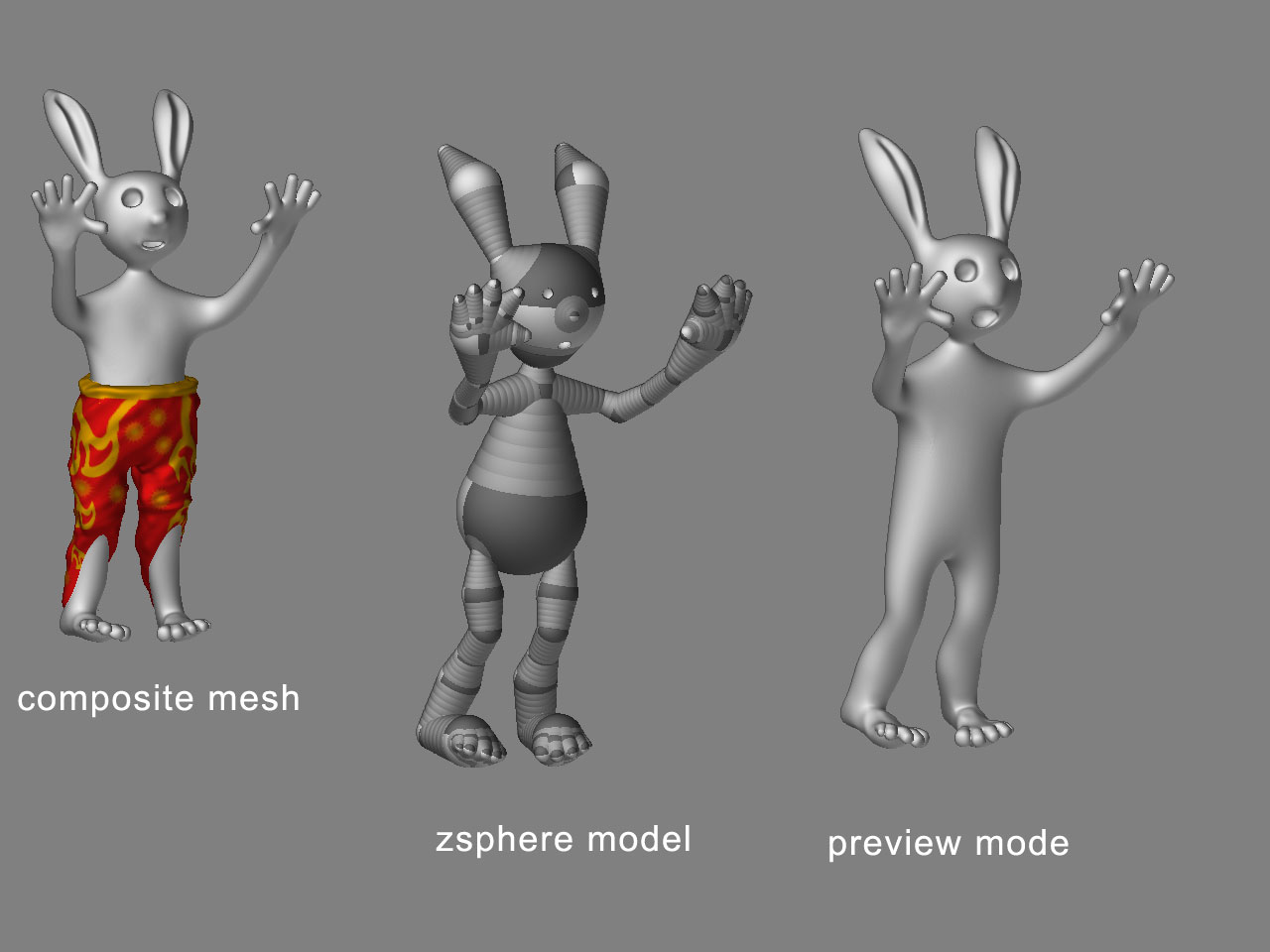 HOW TO:high-poly model Zspheres reposing - ZBrushCentral