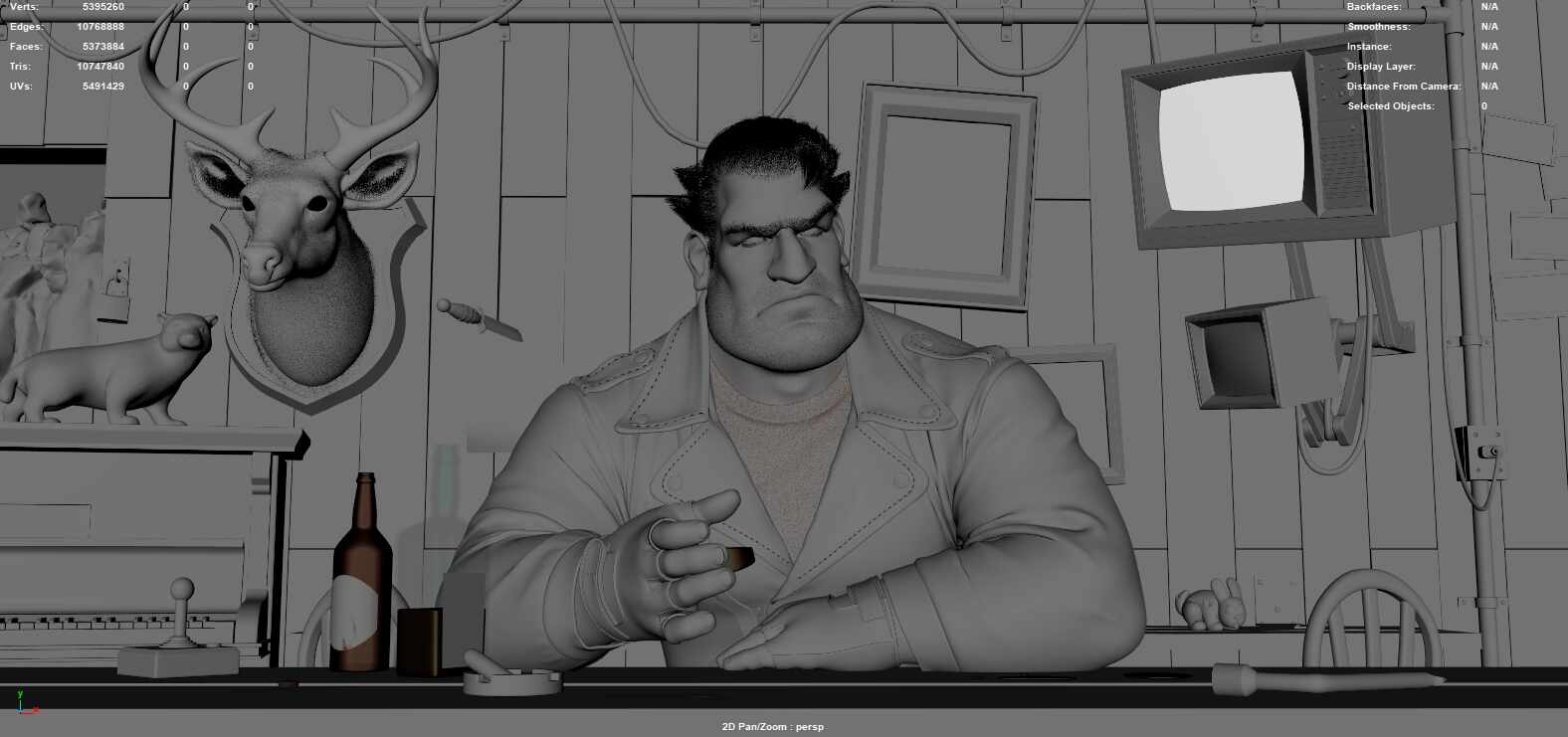 Ben Throttle - Full Throttle 1995 - ZBrushCentral