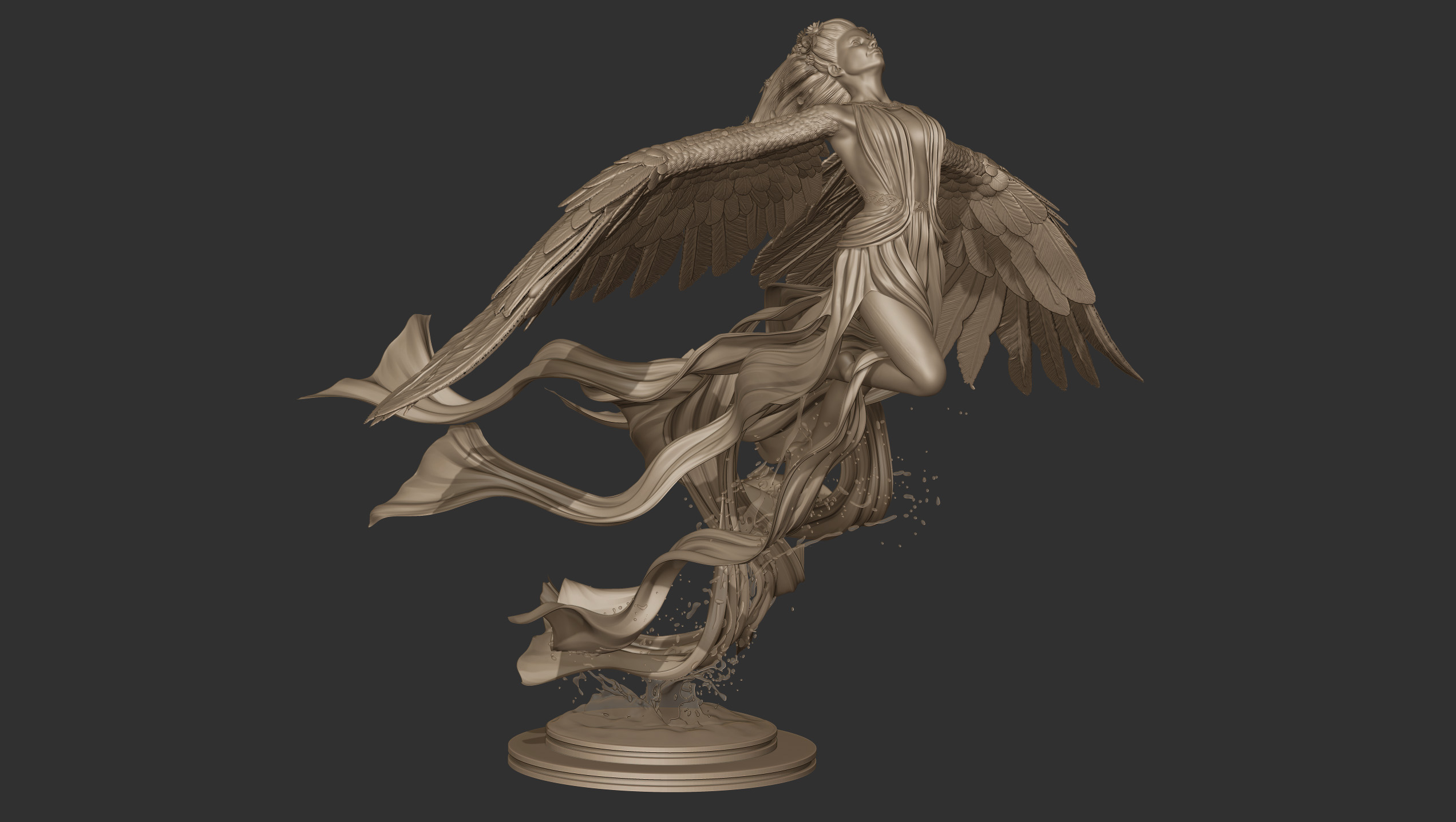 Anazale/WIP Swan Princess - ZBrushCentral