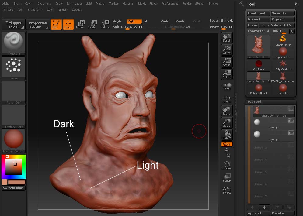 Blotchy Polypainting - ZBrushCentral