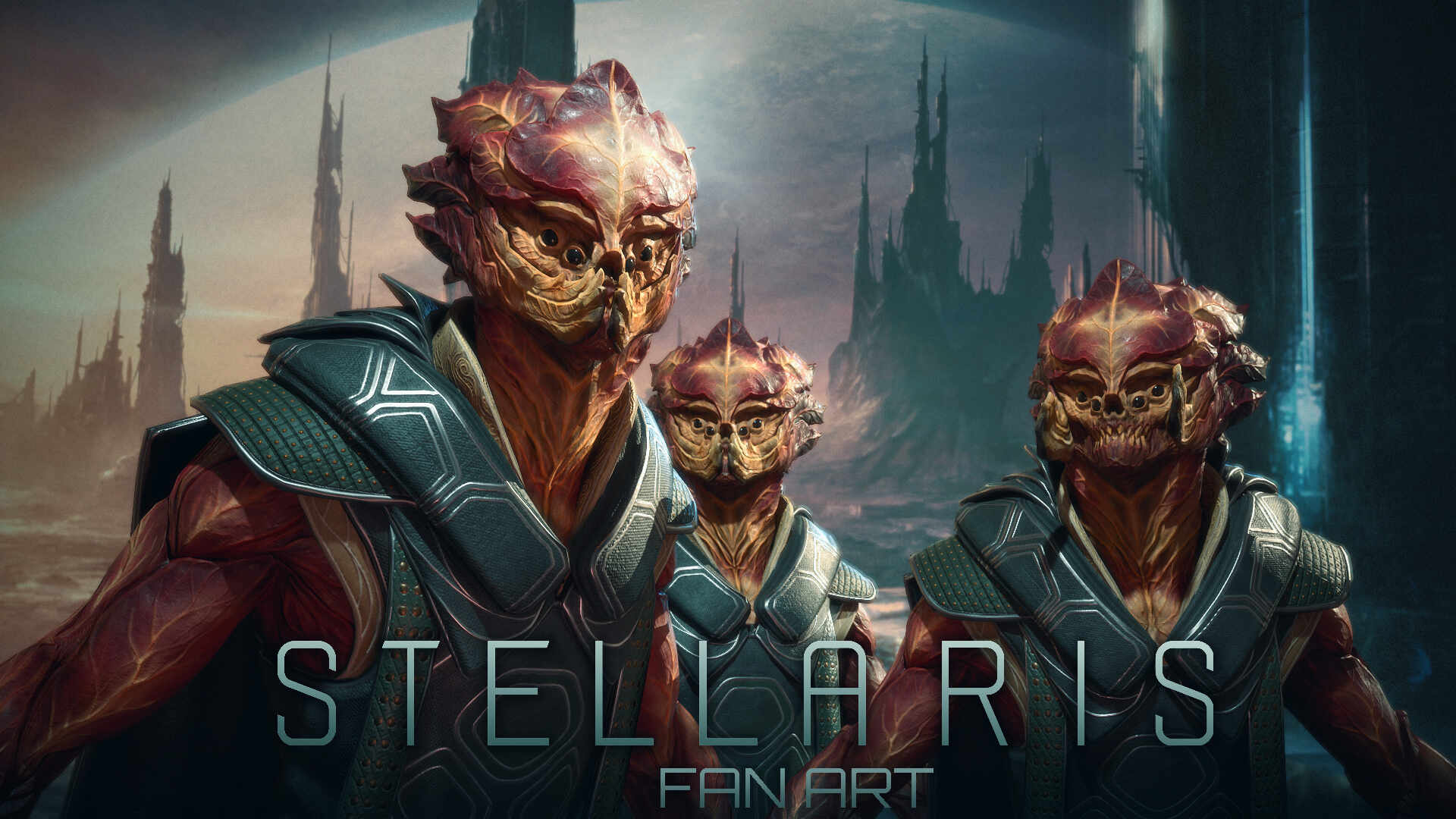 Stellaris Plantoid Creature - Fan Art - ZBrushCentral