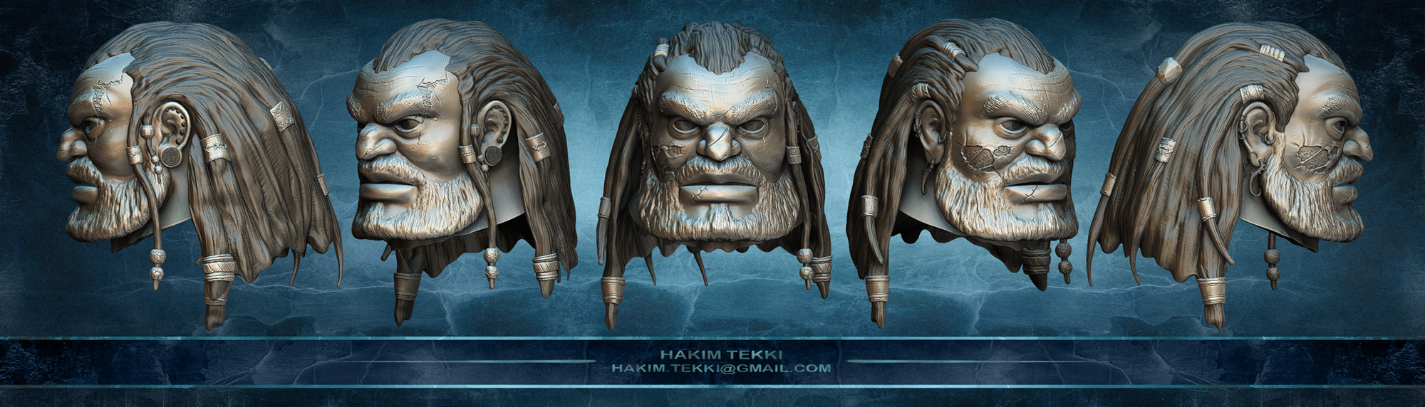 Warrior Head by Hakimoto - ZBrushCentral