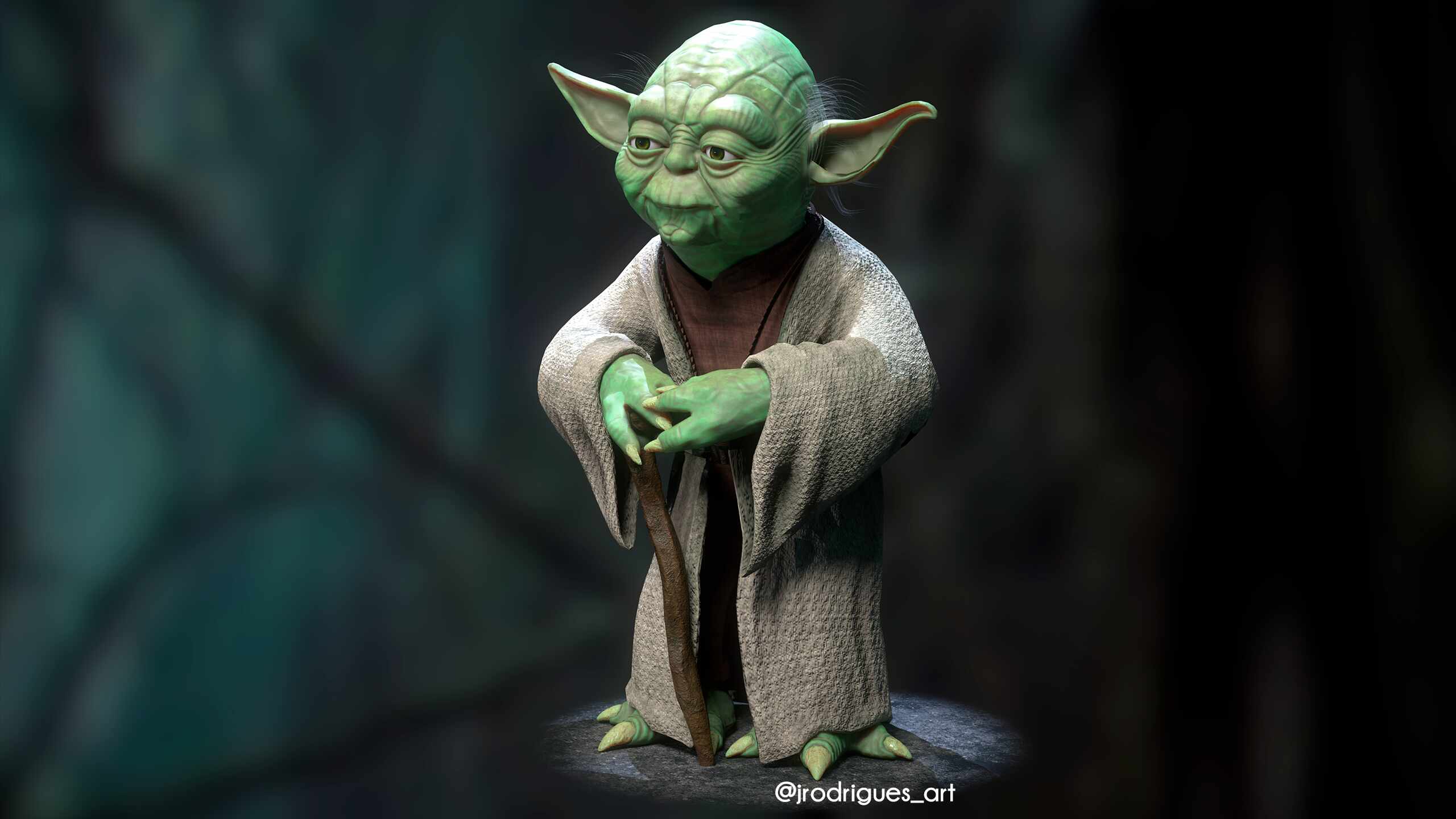 Master Yoda (ESB) - Game Ready Character - ZBrushCentral