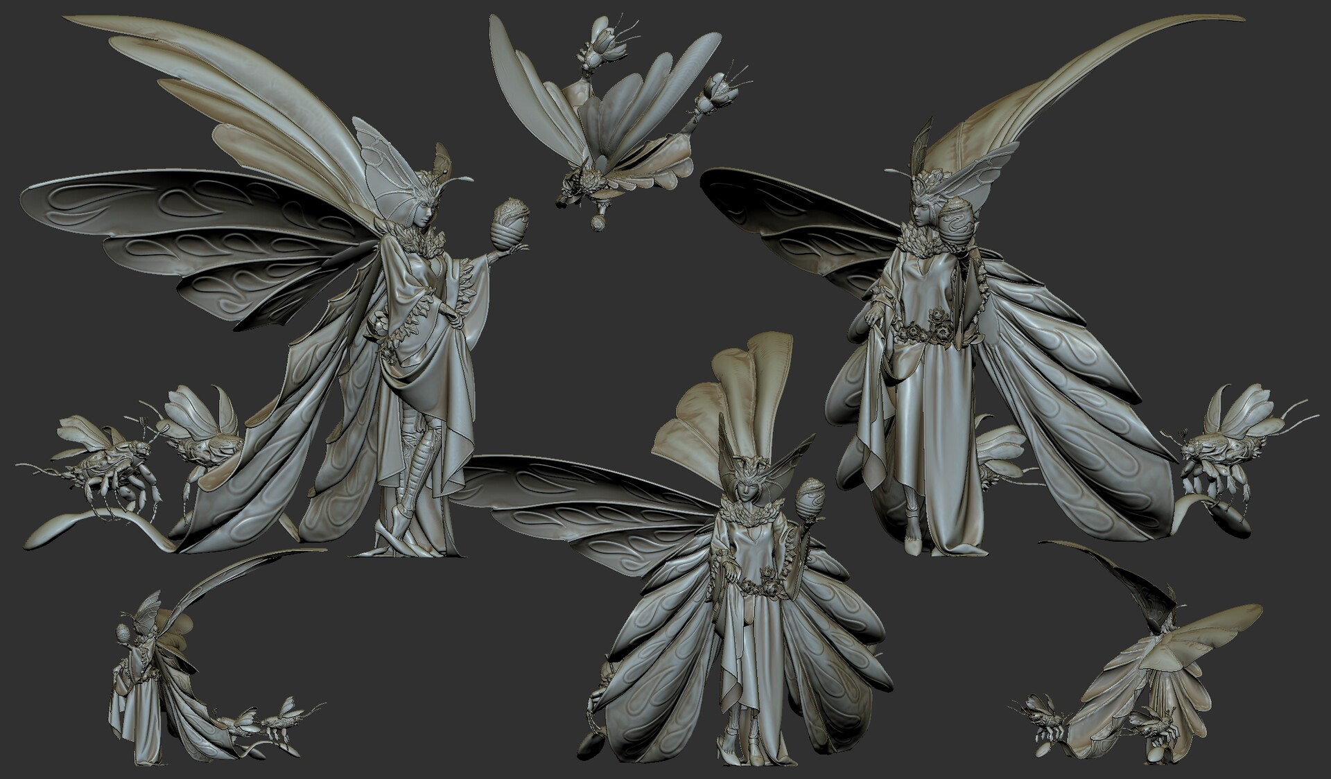 界魅集-幽蝶泣梦 - ZBrushCentral