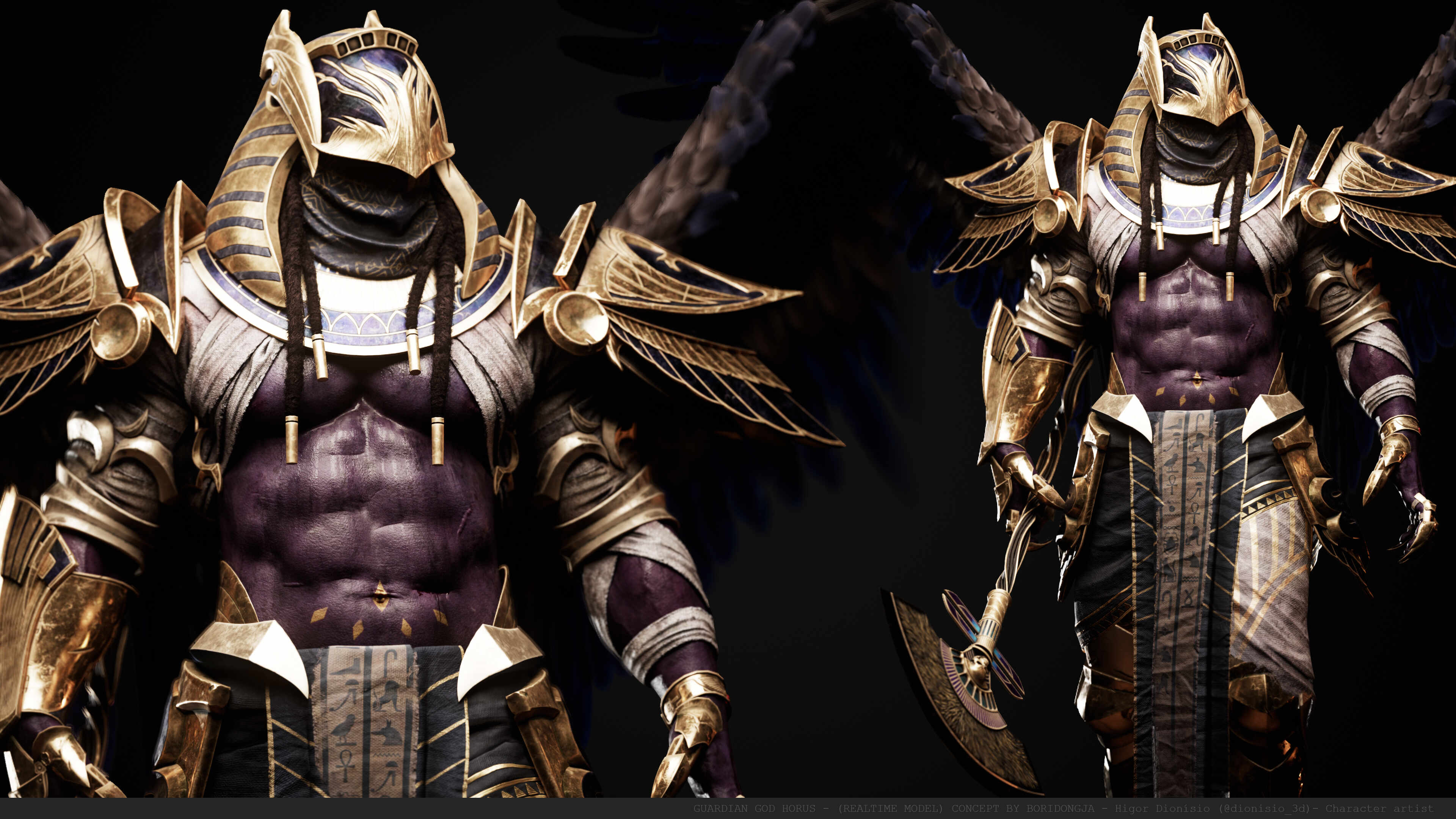 Guardian God Horus - ZBrushCentral
