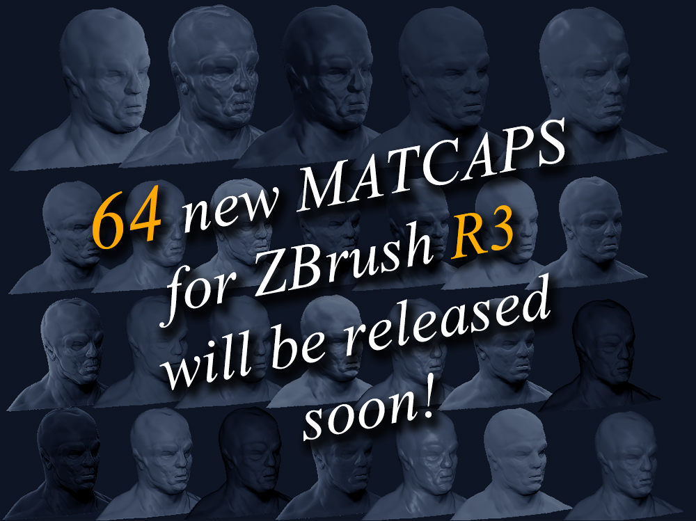 64 New Matcaps for R3 - ZBrushCentral