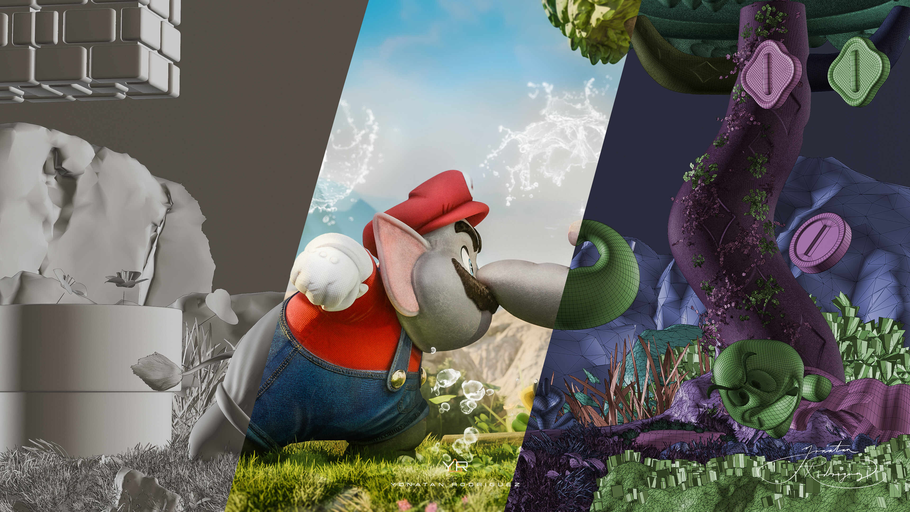 Mario Wonder 2 Concept - ZBrushCentral