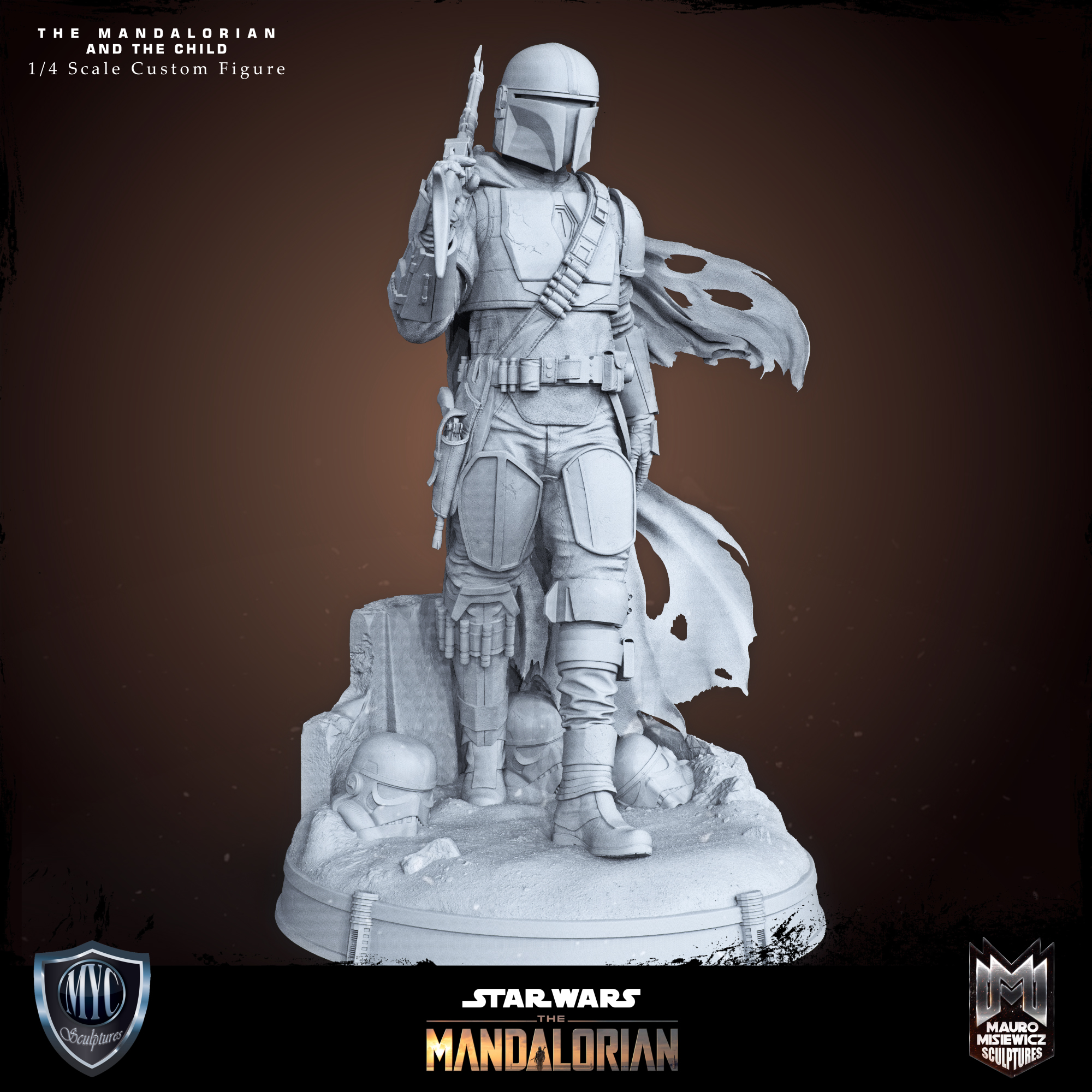 The Mandalorian 1/4 scale custom figure - ZBrushCentral