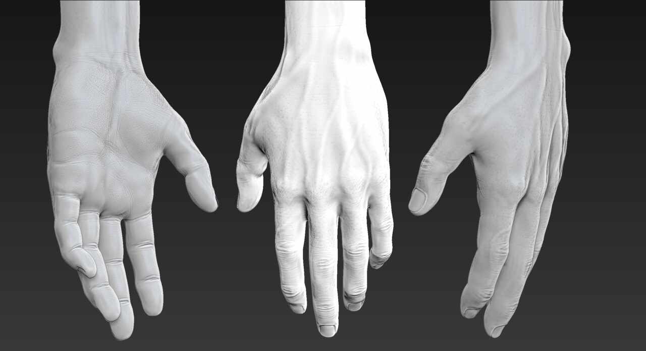 Hands' self Portrait - ZBrushCentral