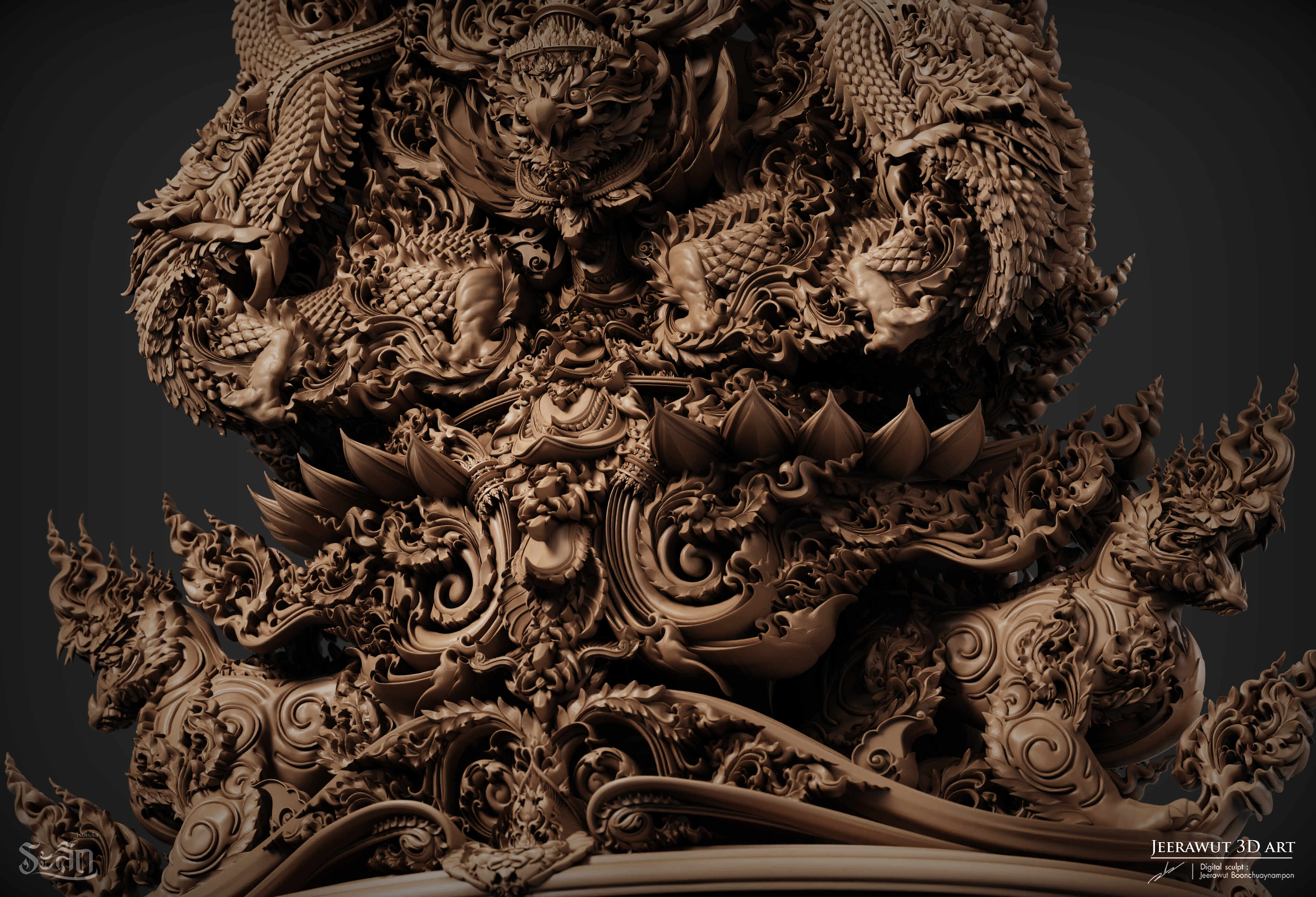 Phra Singh, Northern Siam - ZBrushCentral