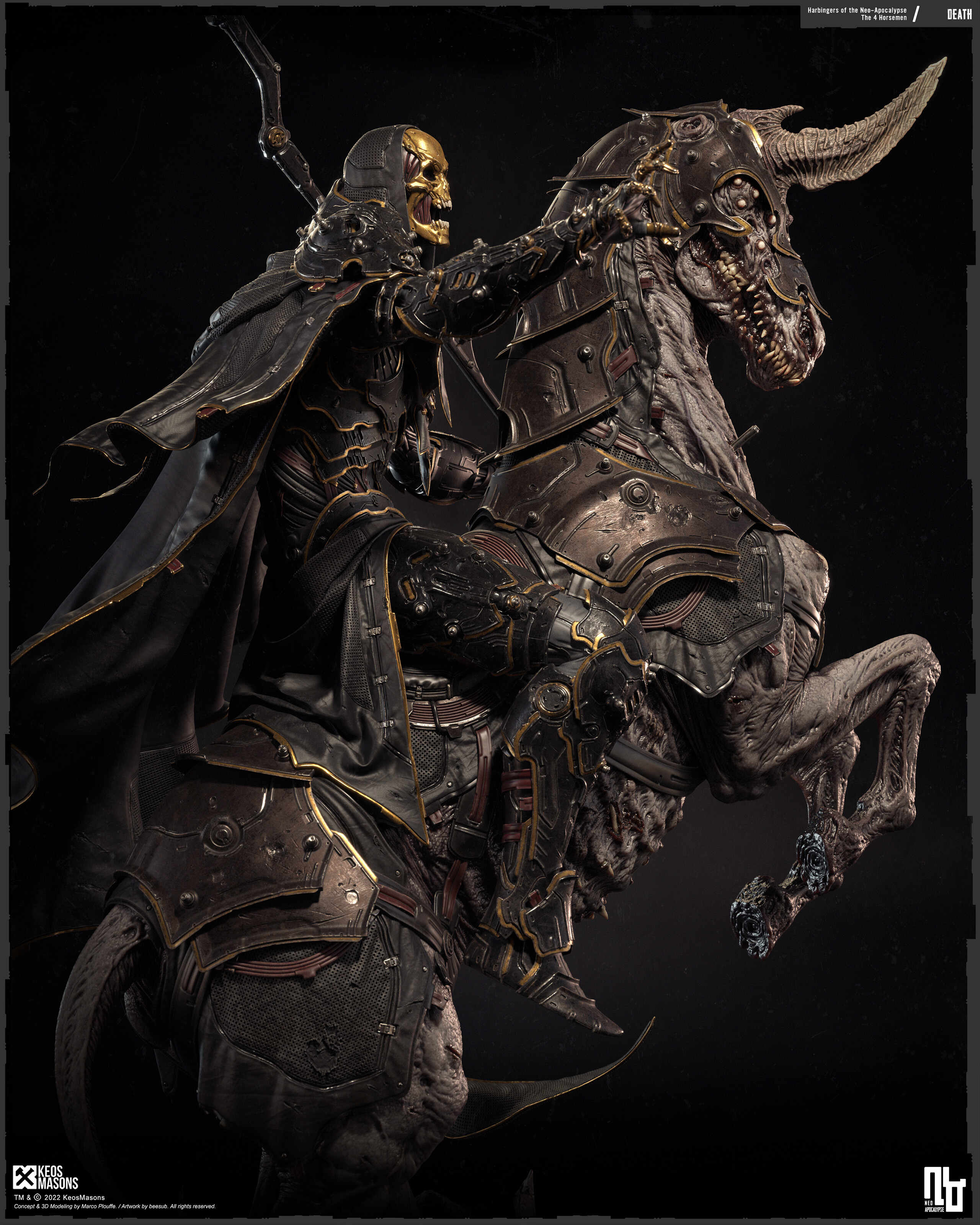 The Four Horsemen - DEATH - Neo-Apocalypse - ZBrushCentral