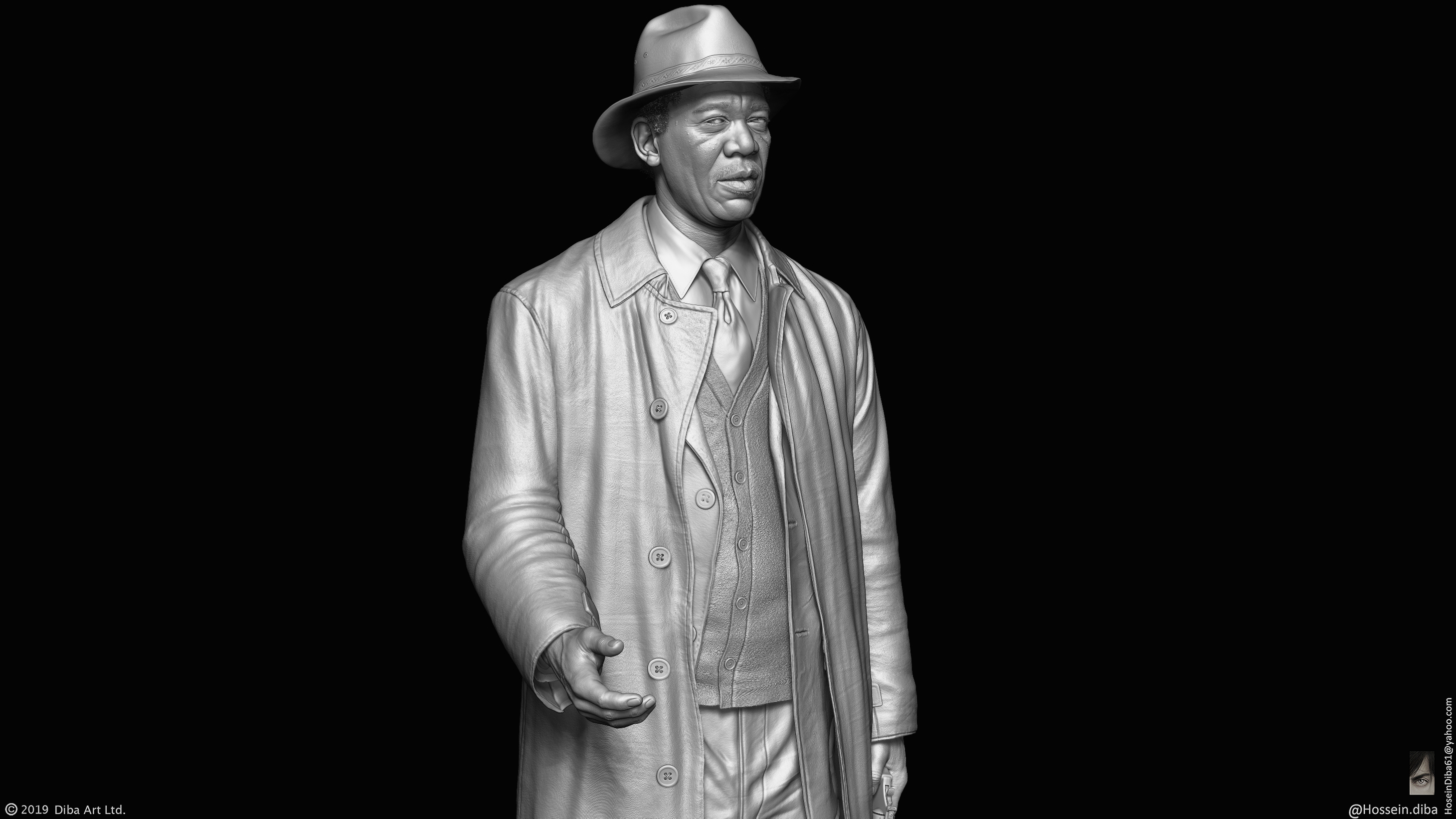 Se7en _ Fan art (Real time) - ZBrushCentral