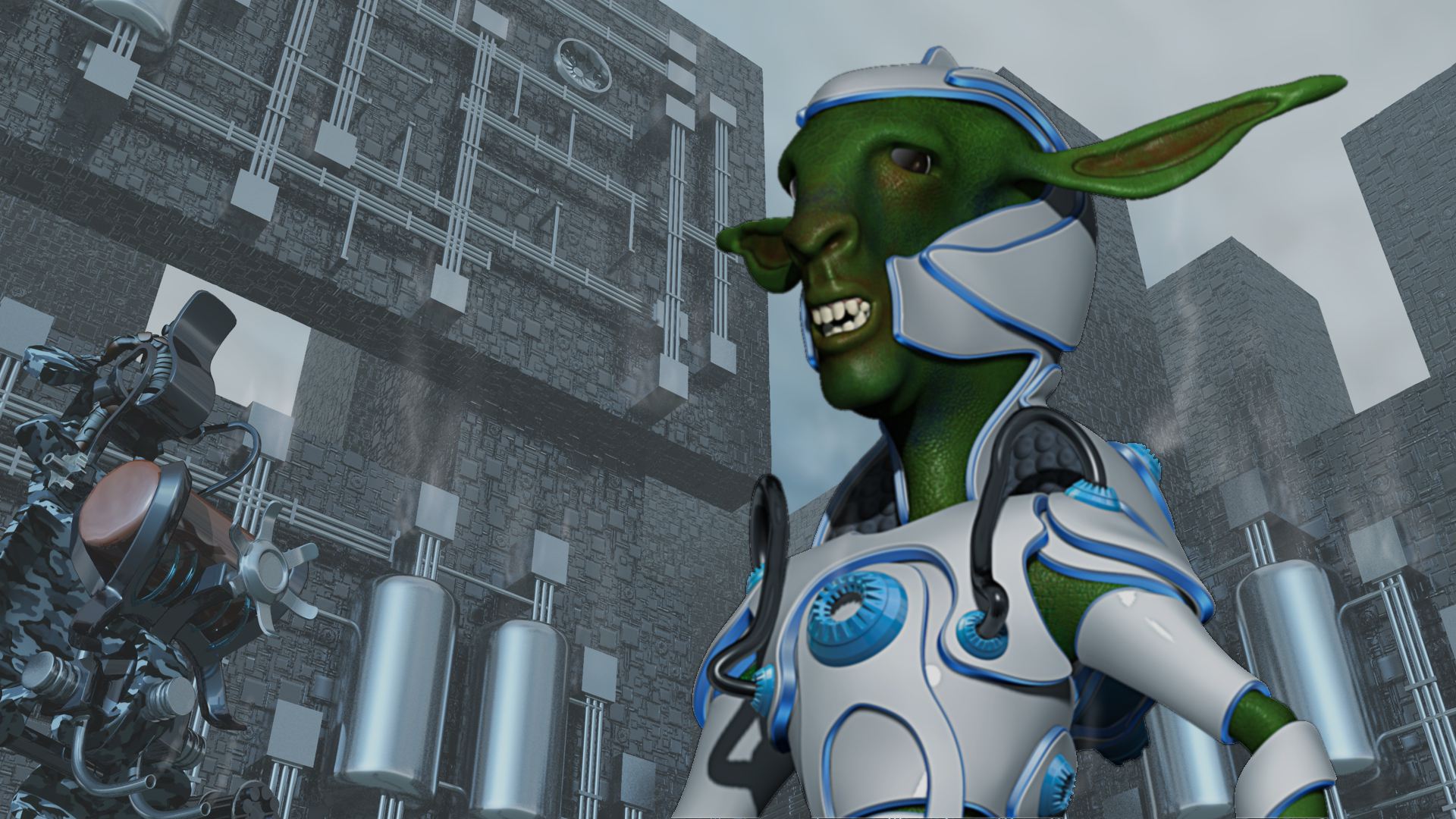 My alien using some new tips i got from the webinar the other day ...