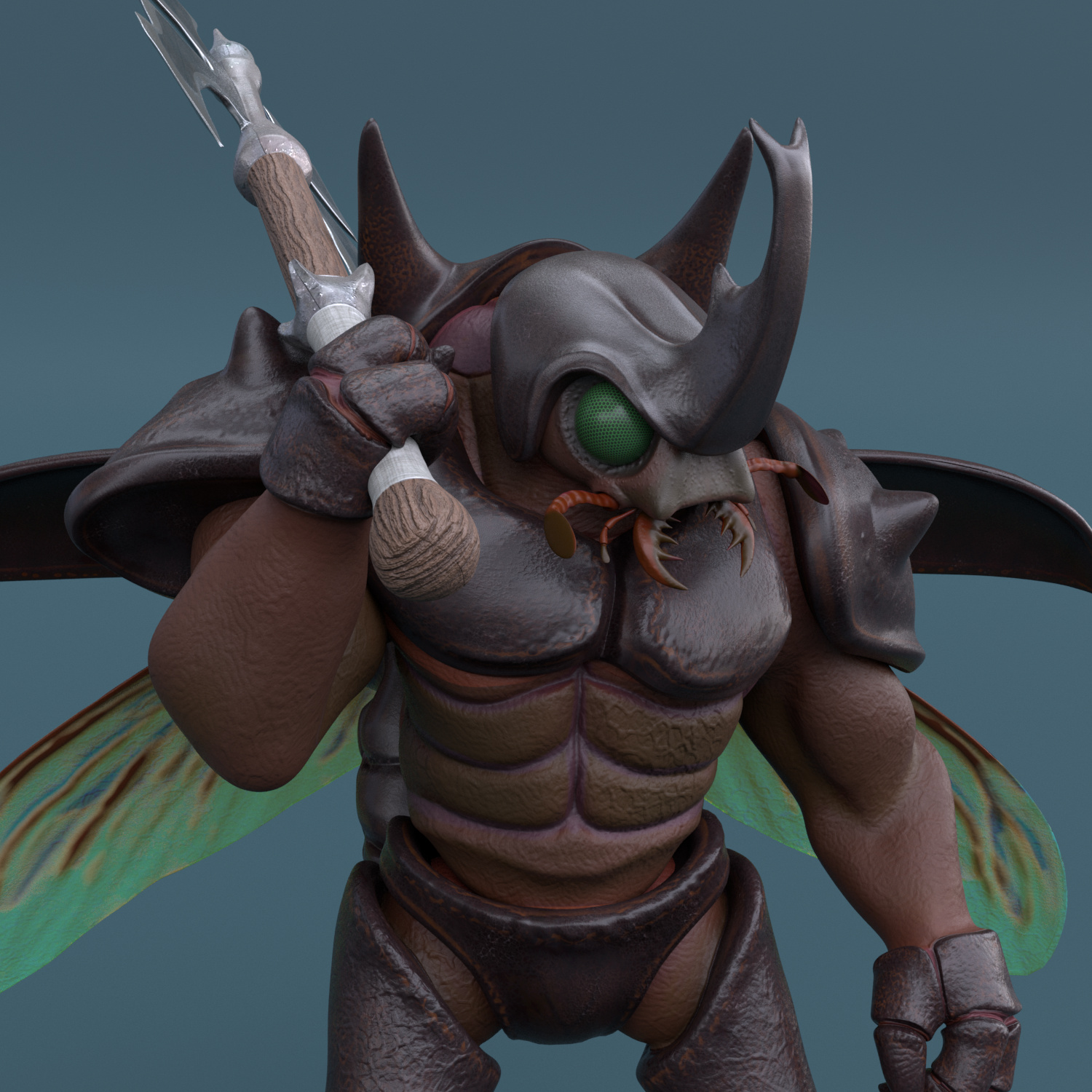 Beetle Warrior - ZBrushCentral