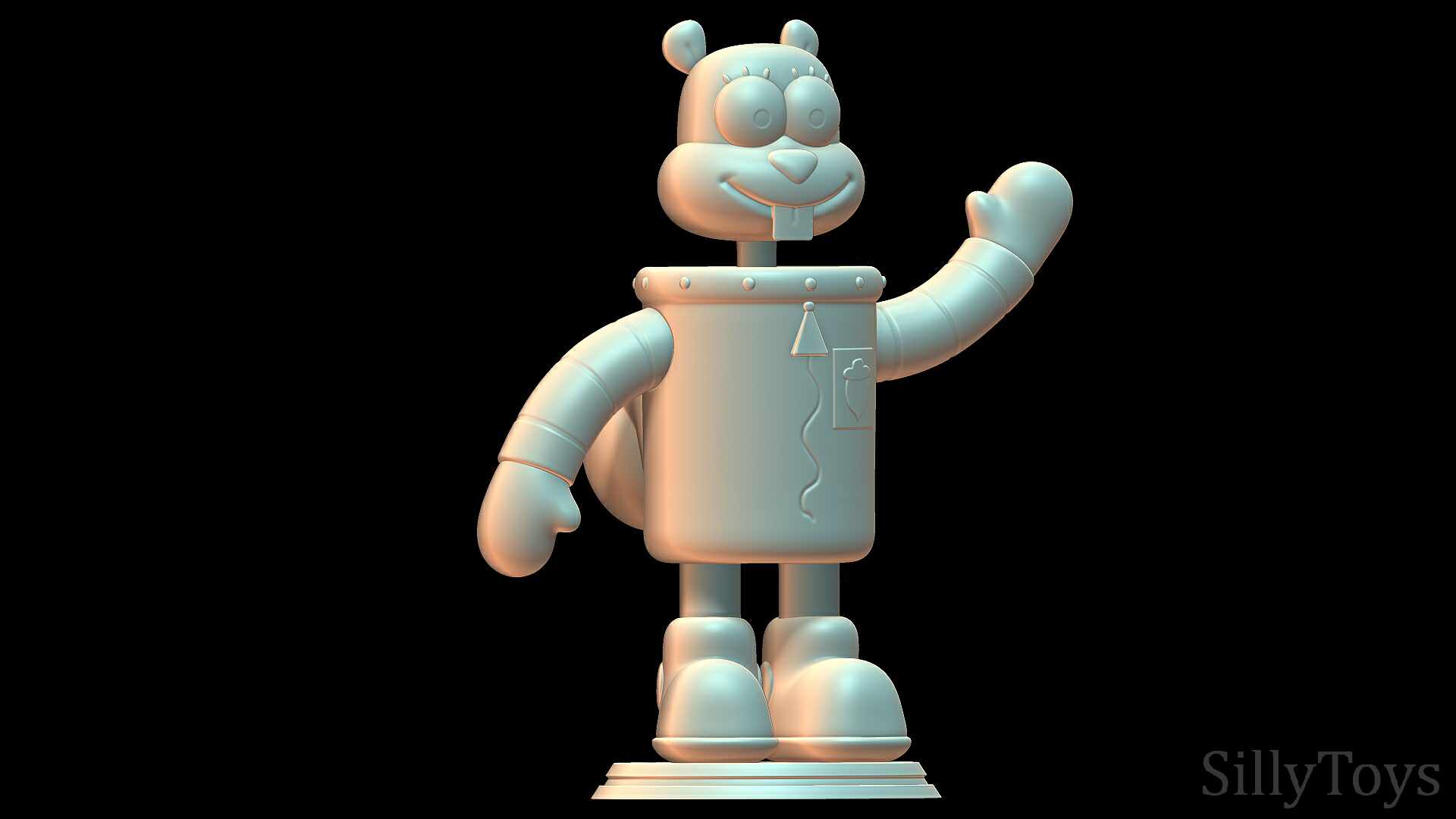 SANDY CHEEKS - SPONGEBOB SQUAREPANTS 3D PRINT MODEL - ZBrushCentral