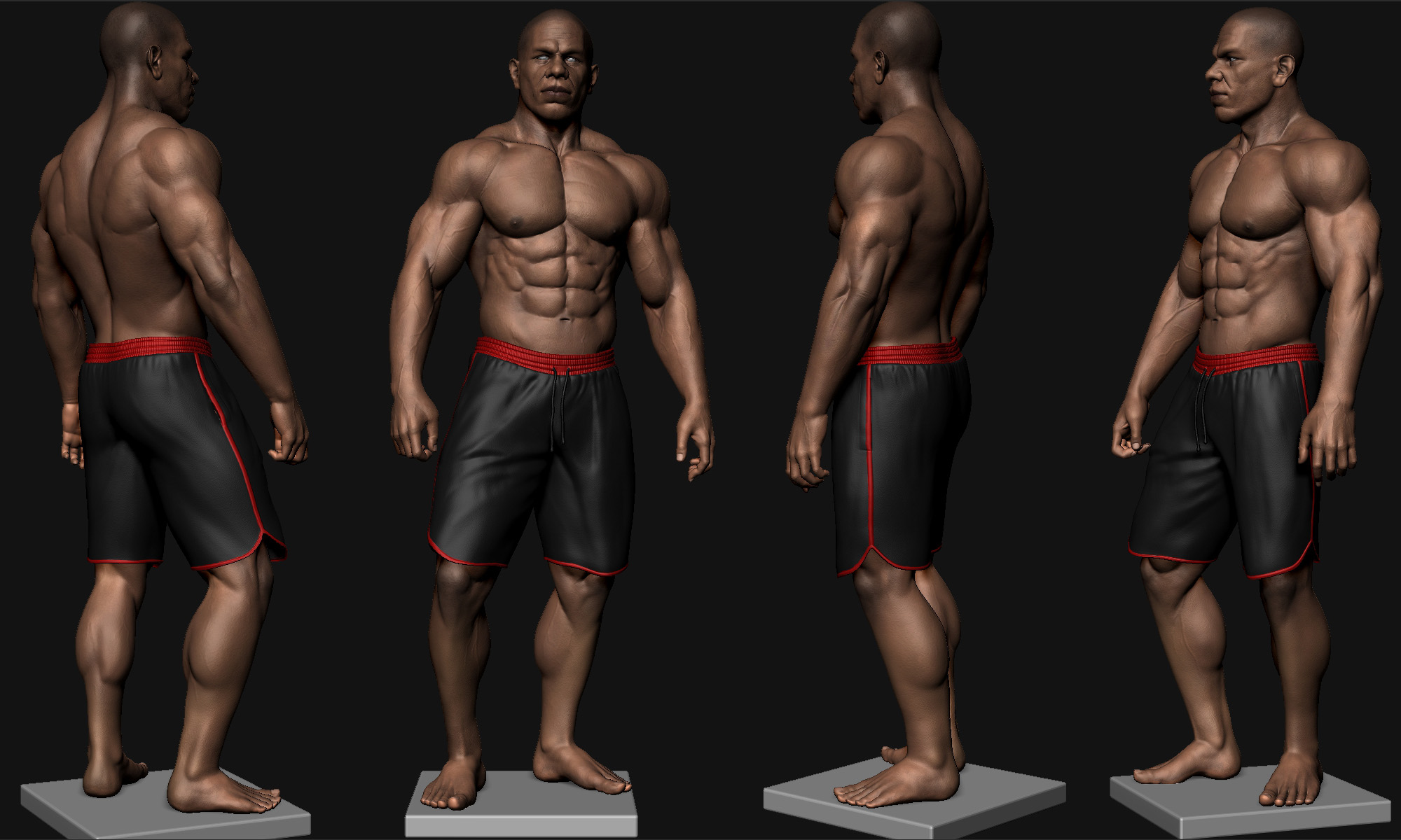 BodyBuilding Man - ZBrushCentral