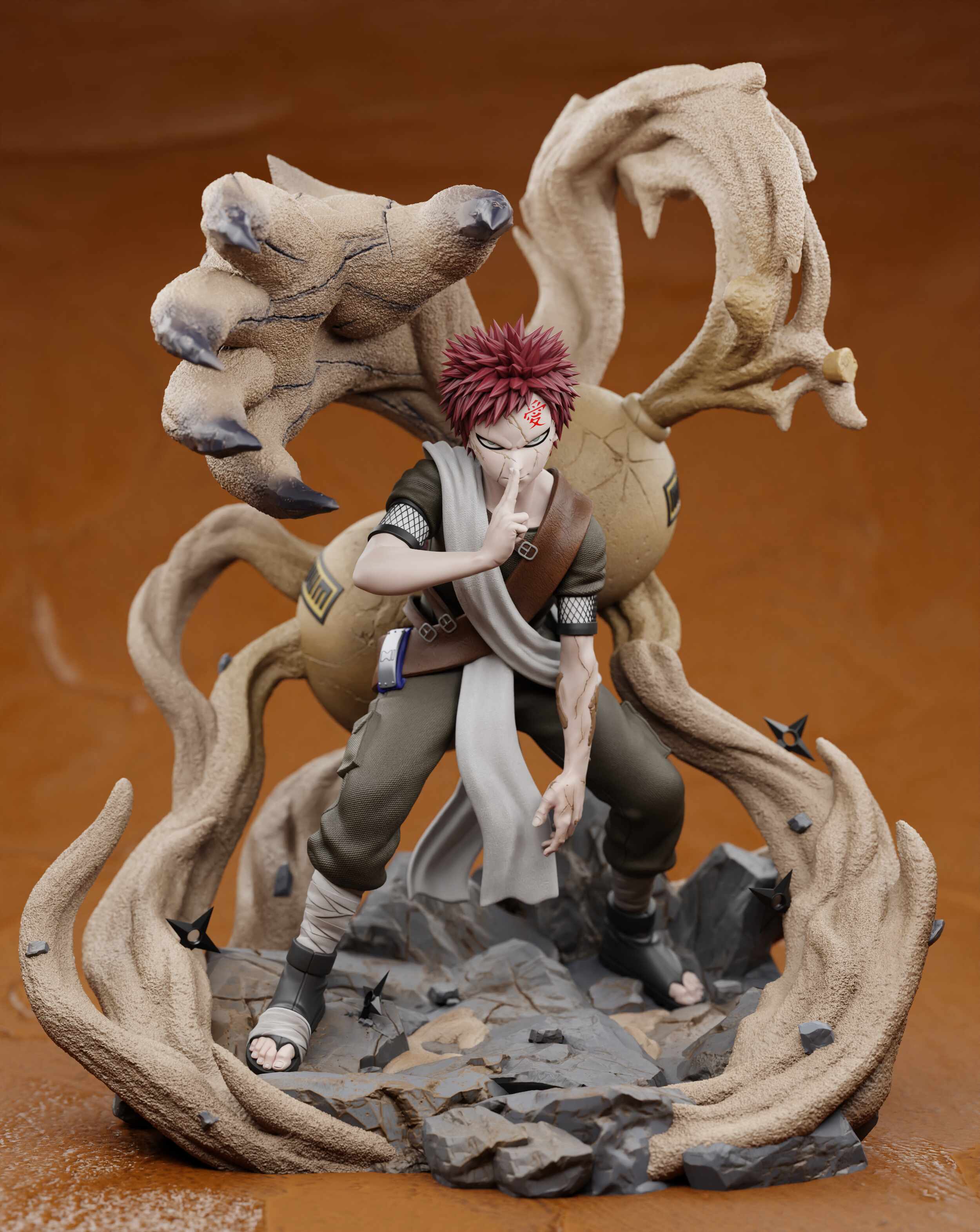 Gaara Fanart - ZBrushCentral