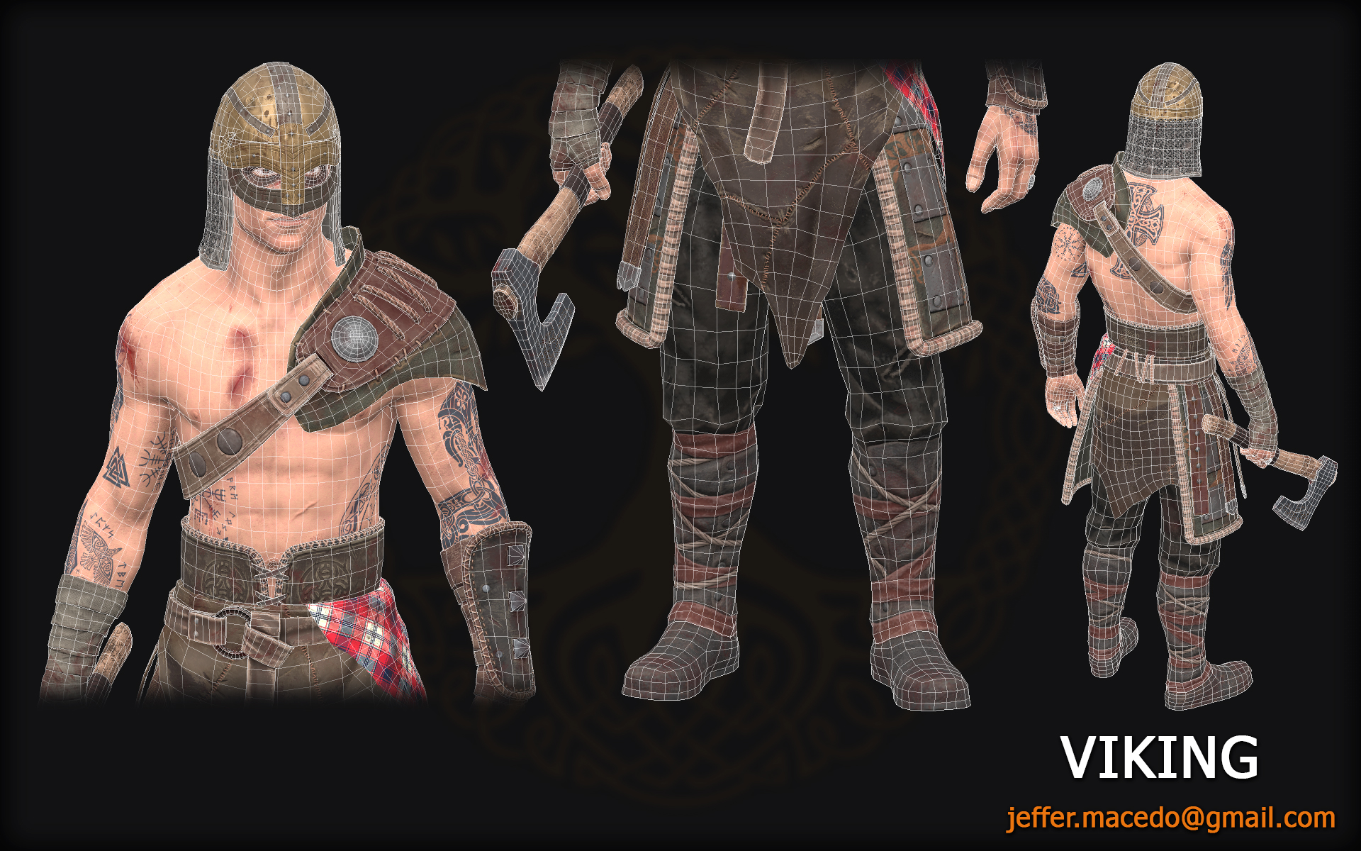 VIKING | Game character - ZBrushCentral