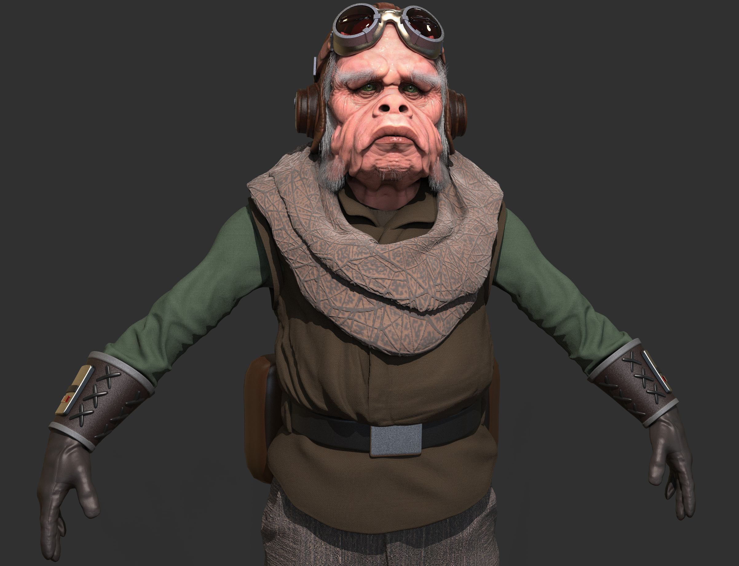 The Mandalorian and Kuiil from the Mandalorian - ZBrushCentral