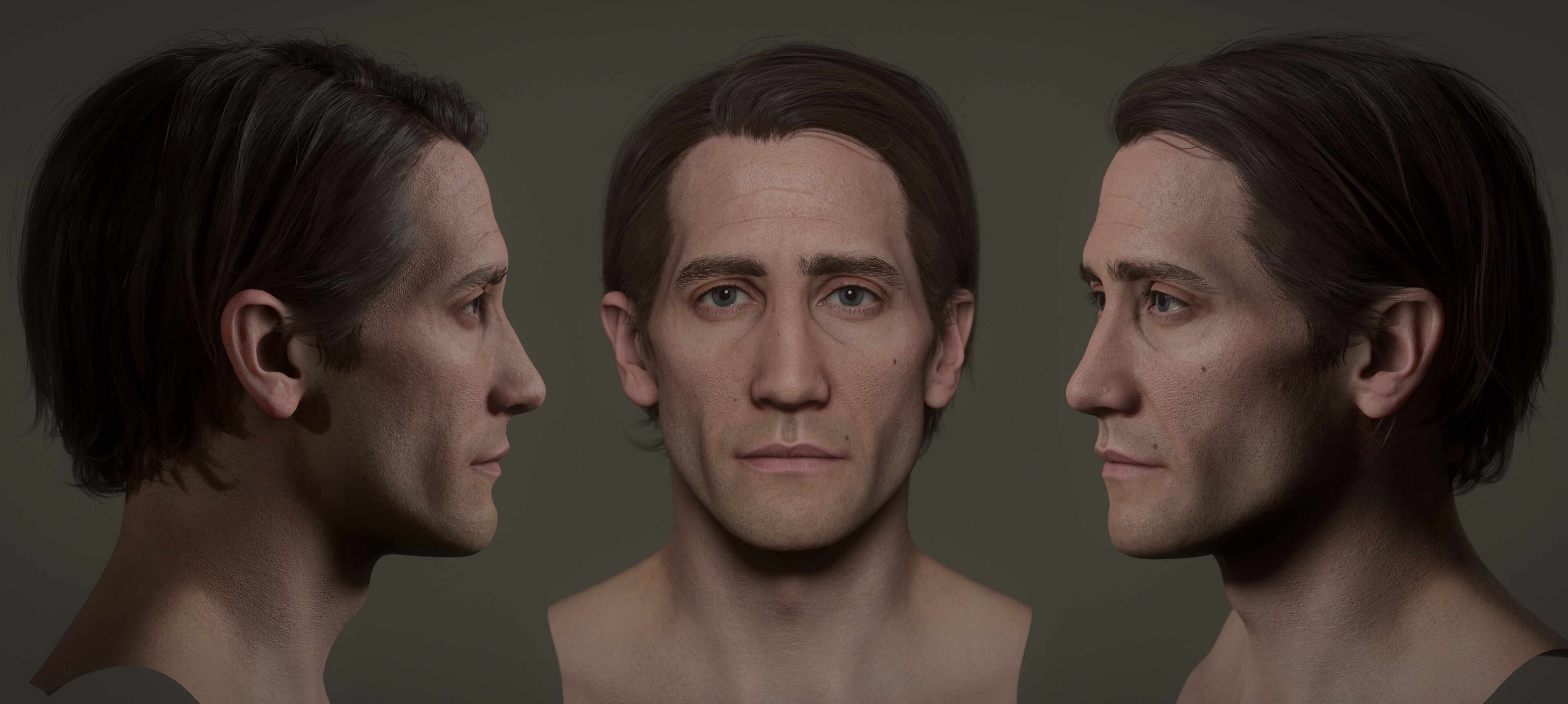 Jake Gyllenhaal Nightcrawler - Real Time Head - ZBrushCentral