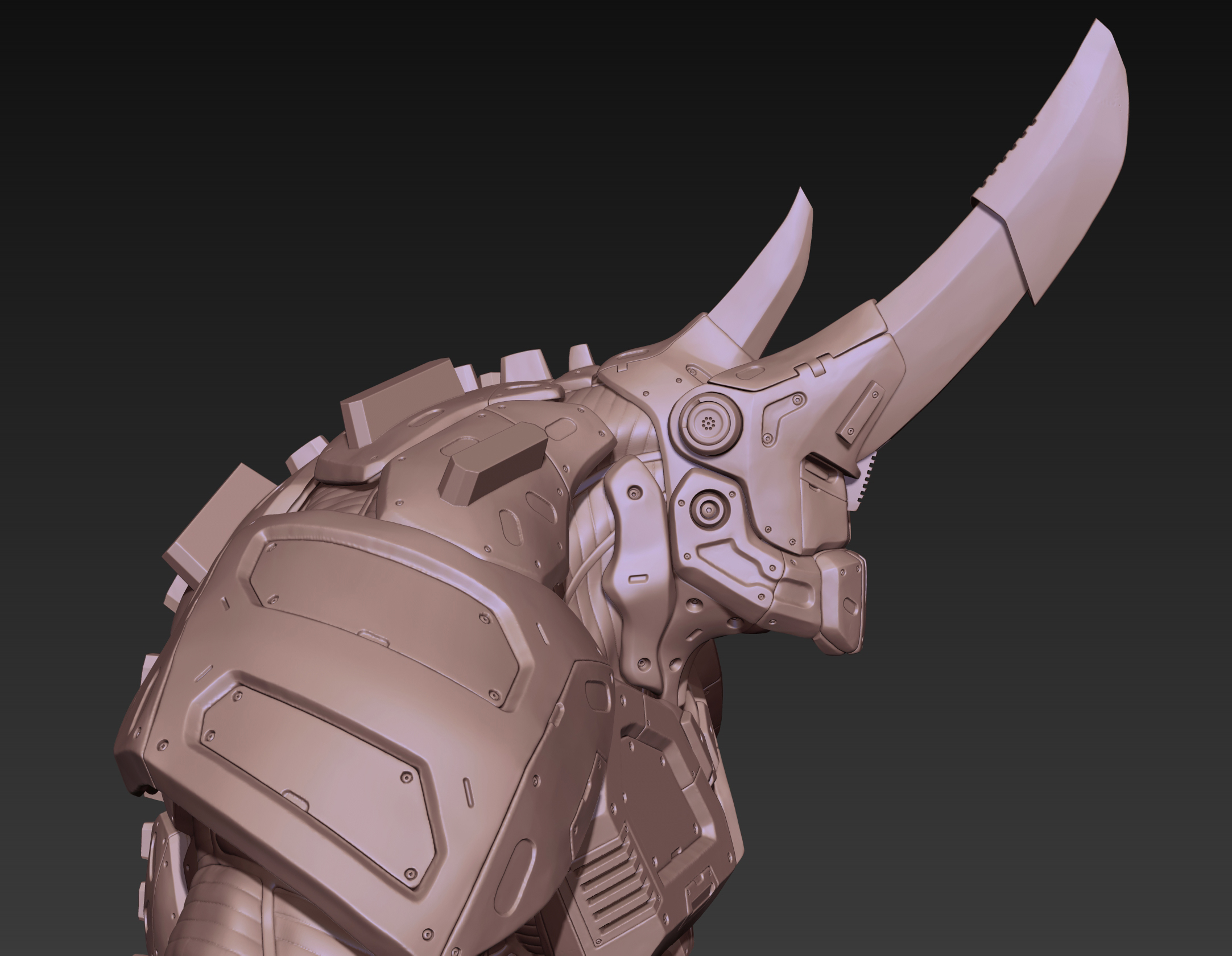 Rhino Battle Armour - ZBrushCentral