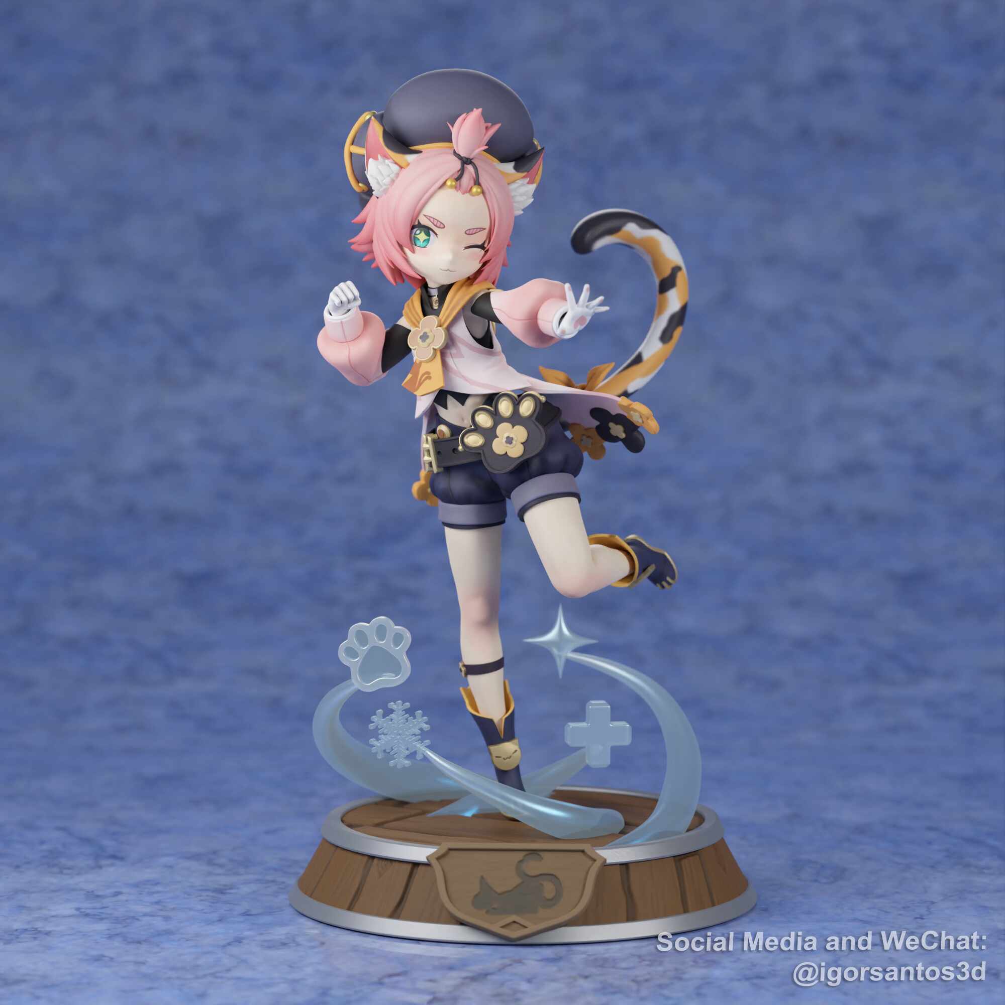 Diona Genshin Impact Figure - ZBrushCentral