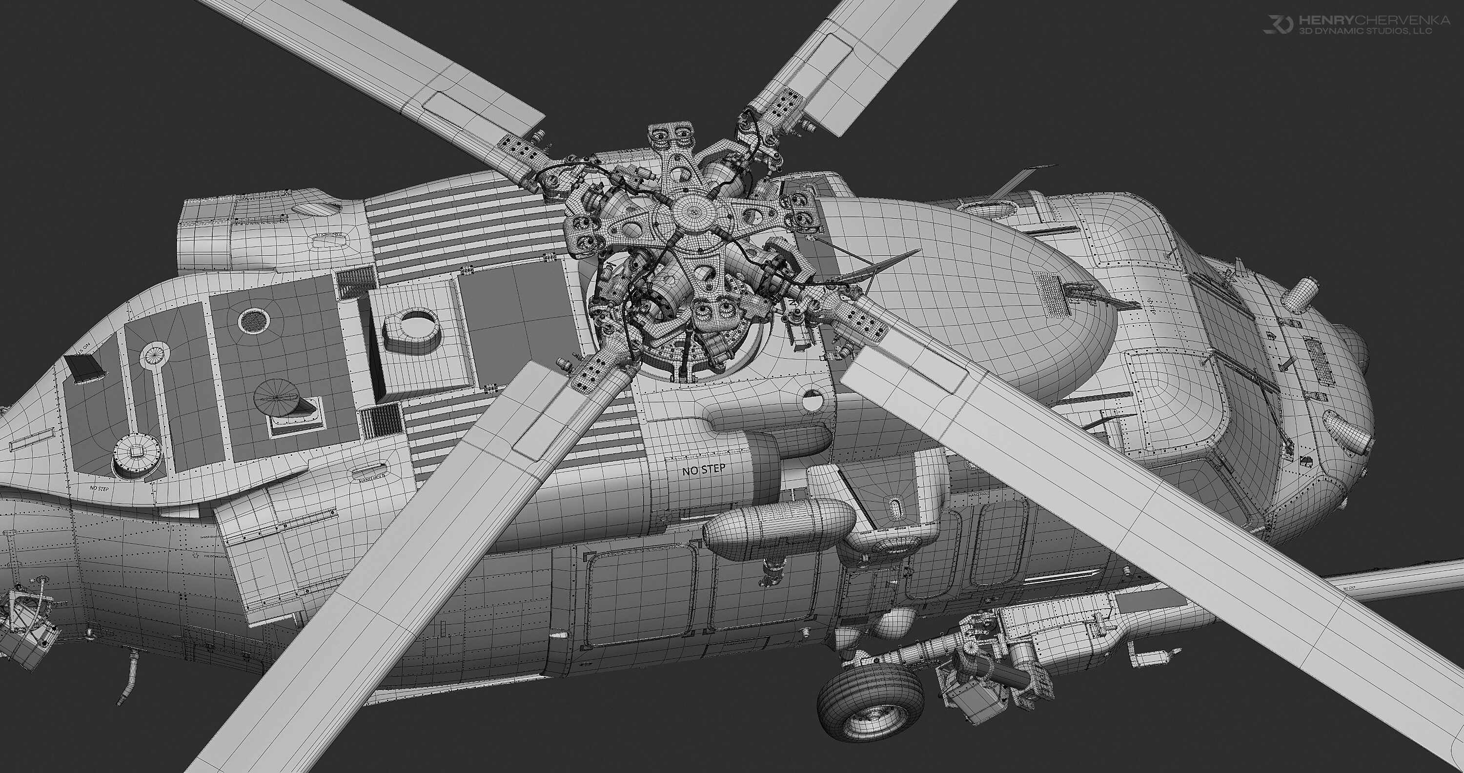 UH 60 Main Rotor - #70 by Henry_Chervenka - ZBrushCentral