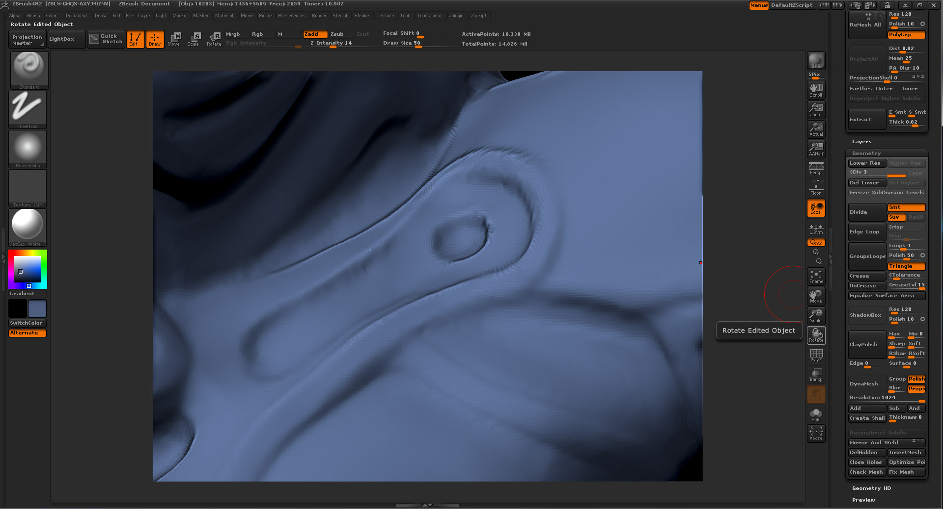 Dynamesh Triangle Trouble - ZBrushCentral