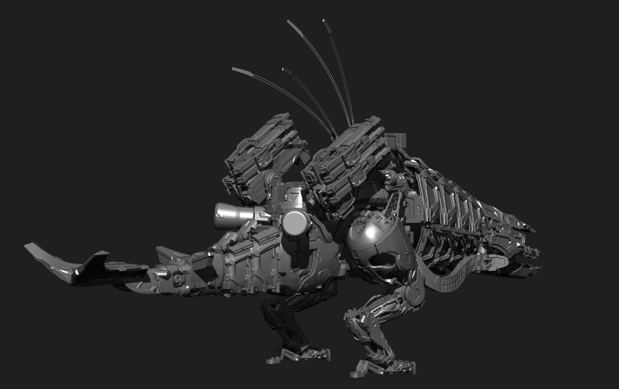 Horizon Zero Dawn_thunderjaw_Fanart - ZBrushCentral